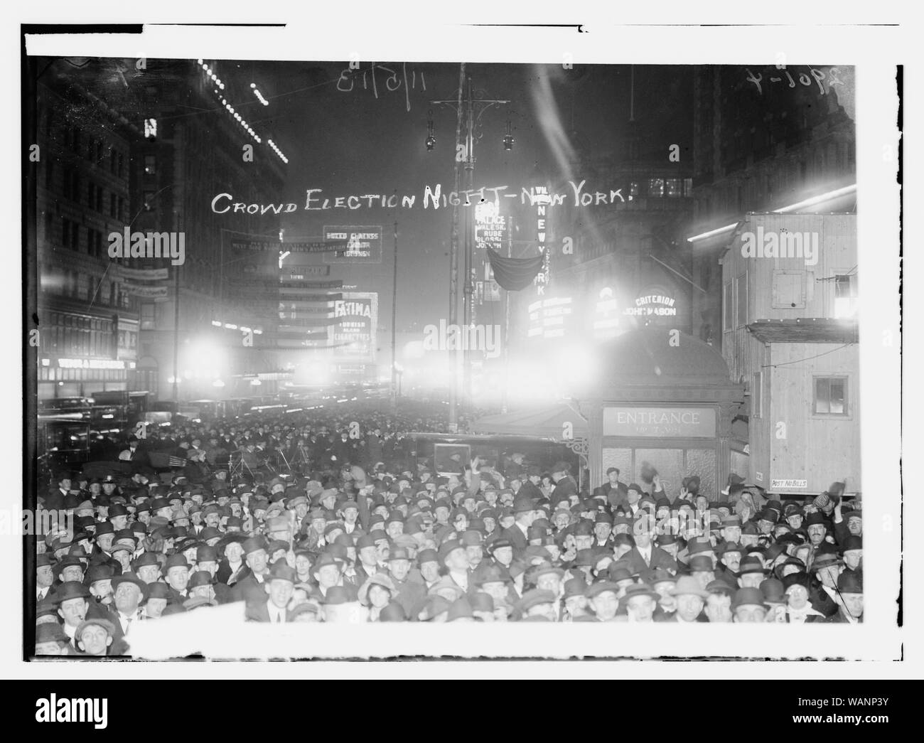 1913 election night hi-res stock photography and images - Alamy