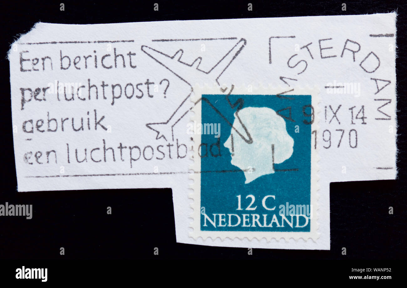 Netherlands Postage Stamp - Queen Juliana (1909-2004 Stock Photo - Alamy