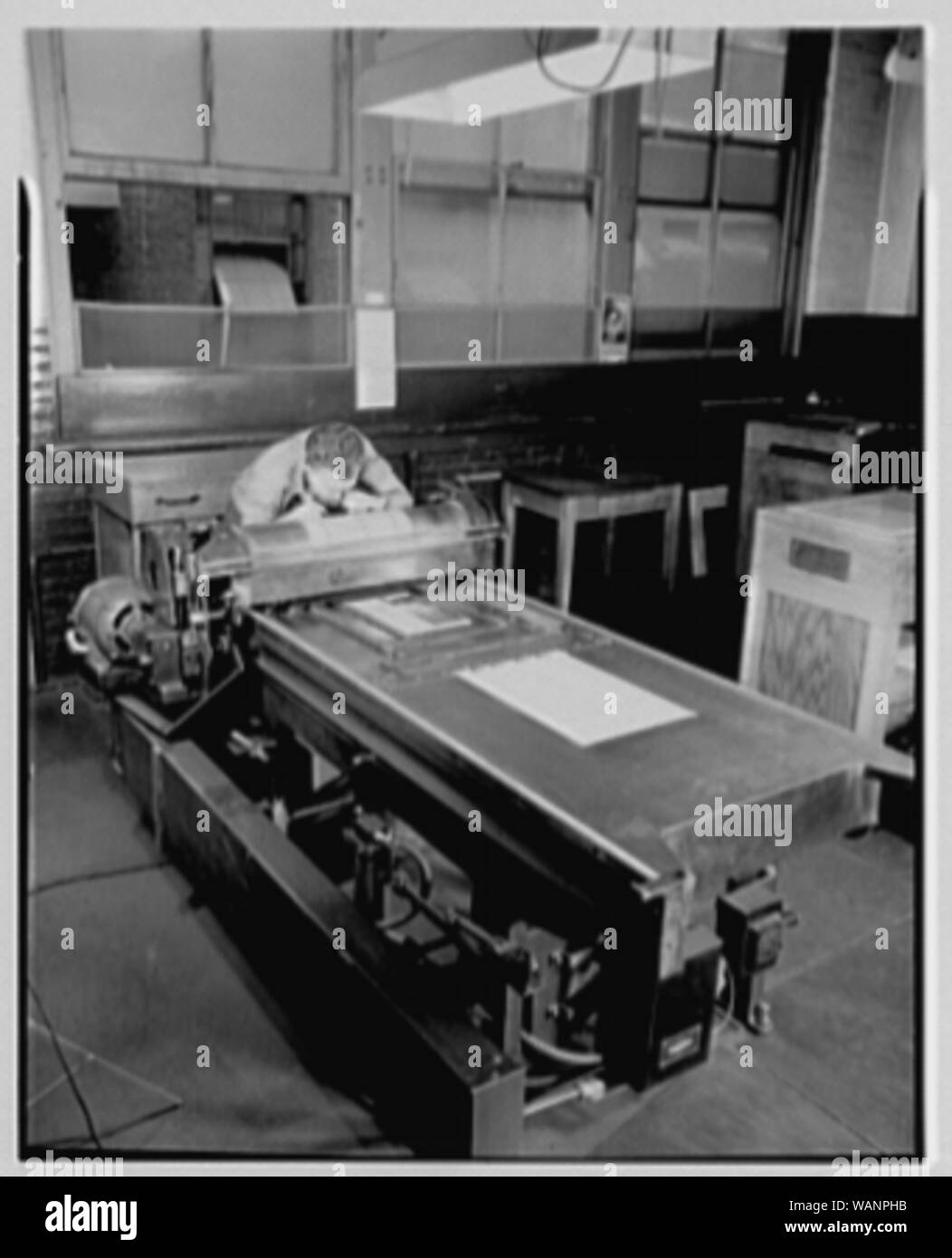 Crowell-Collier Publishing Co., Springfield, Ohio. Proofing machine ...