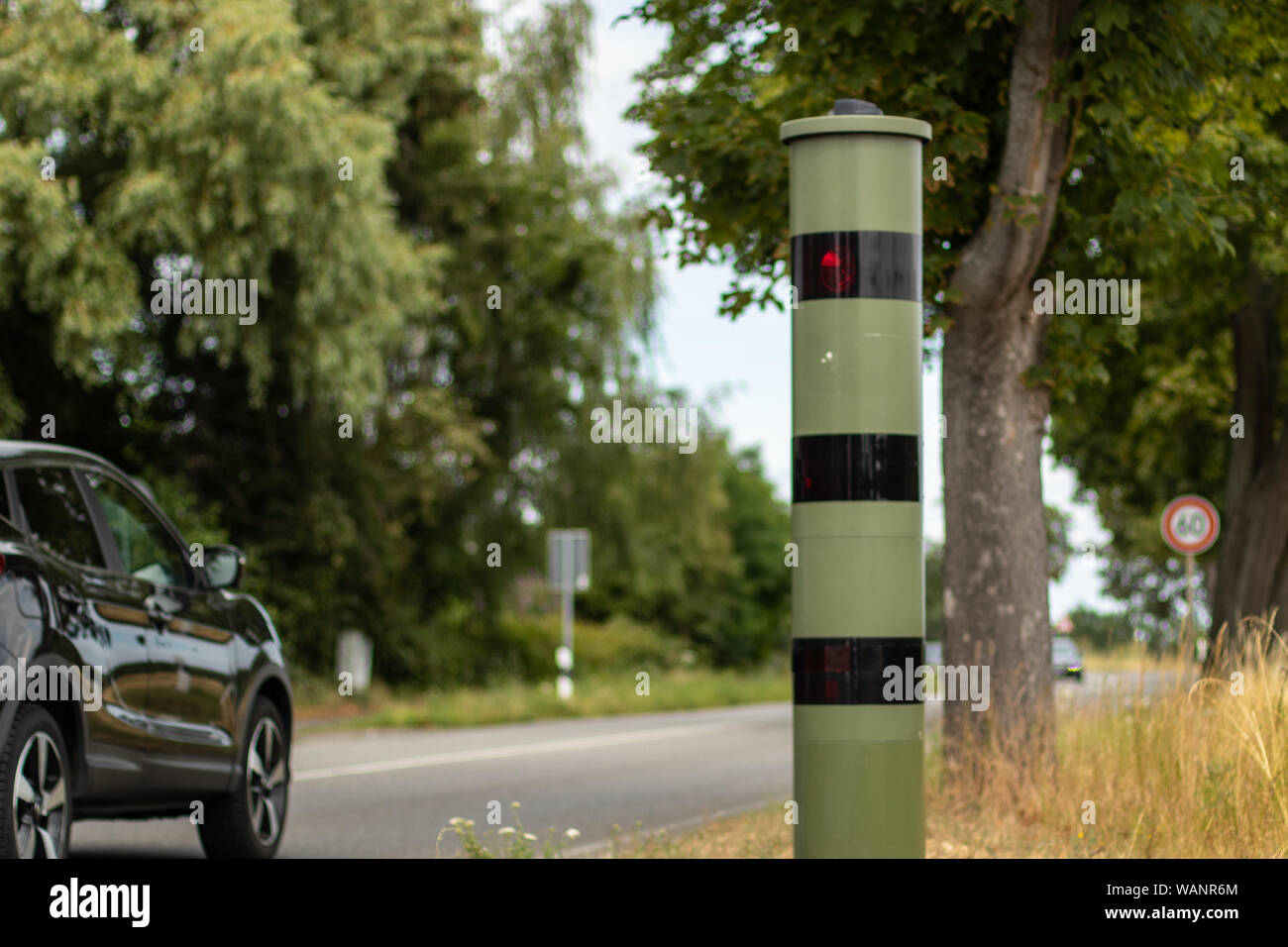 radar speed trap with car in motion Stock Photo - Alamy