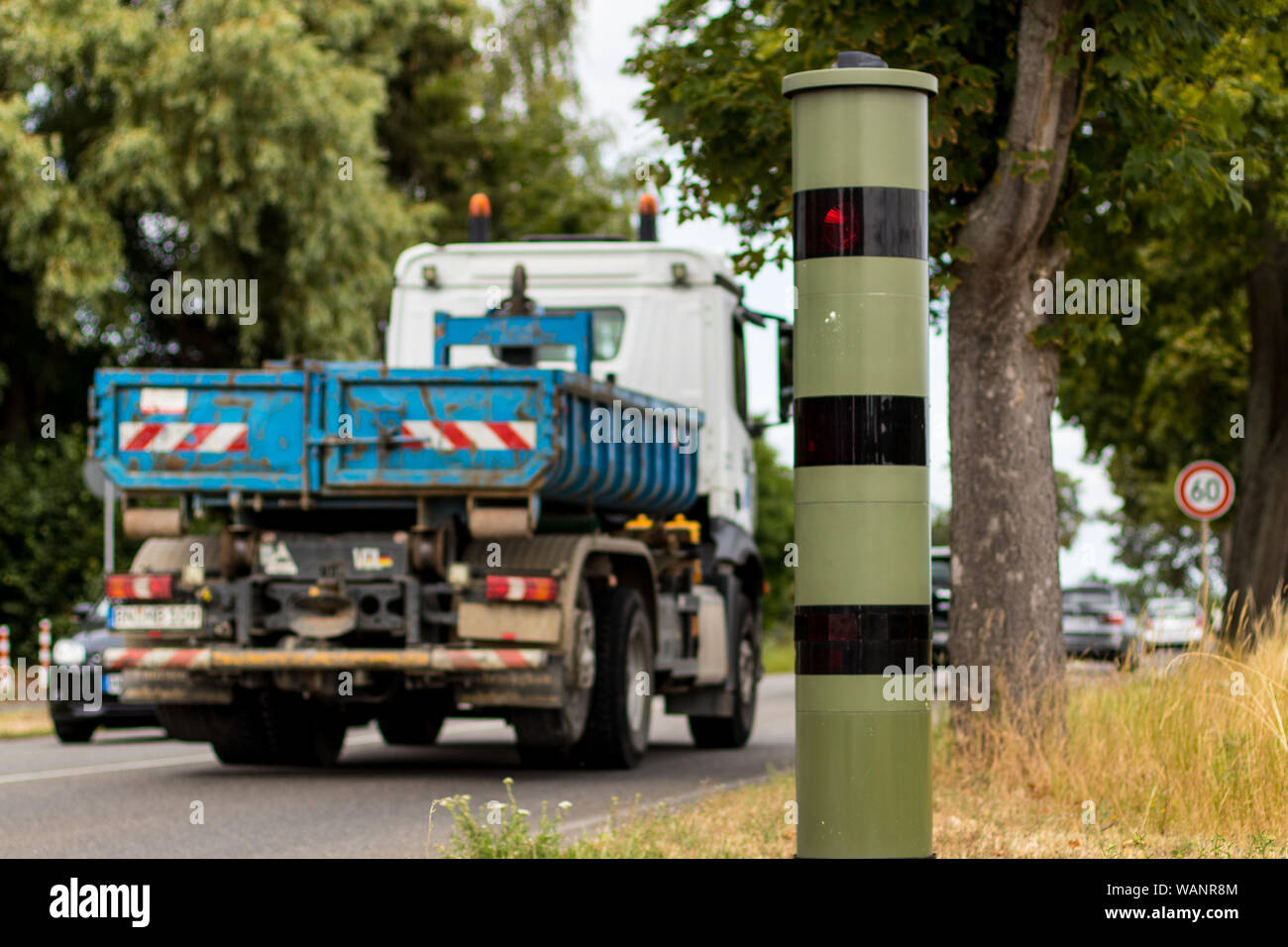 radar speed trap with car in motion Stock Photo - Alamy