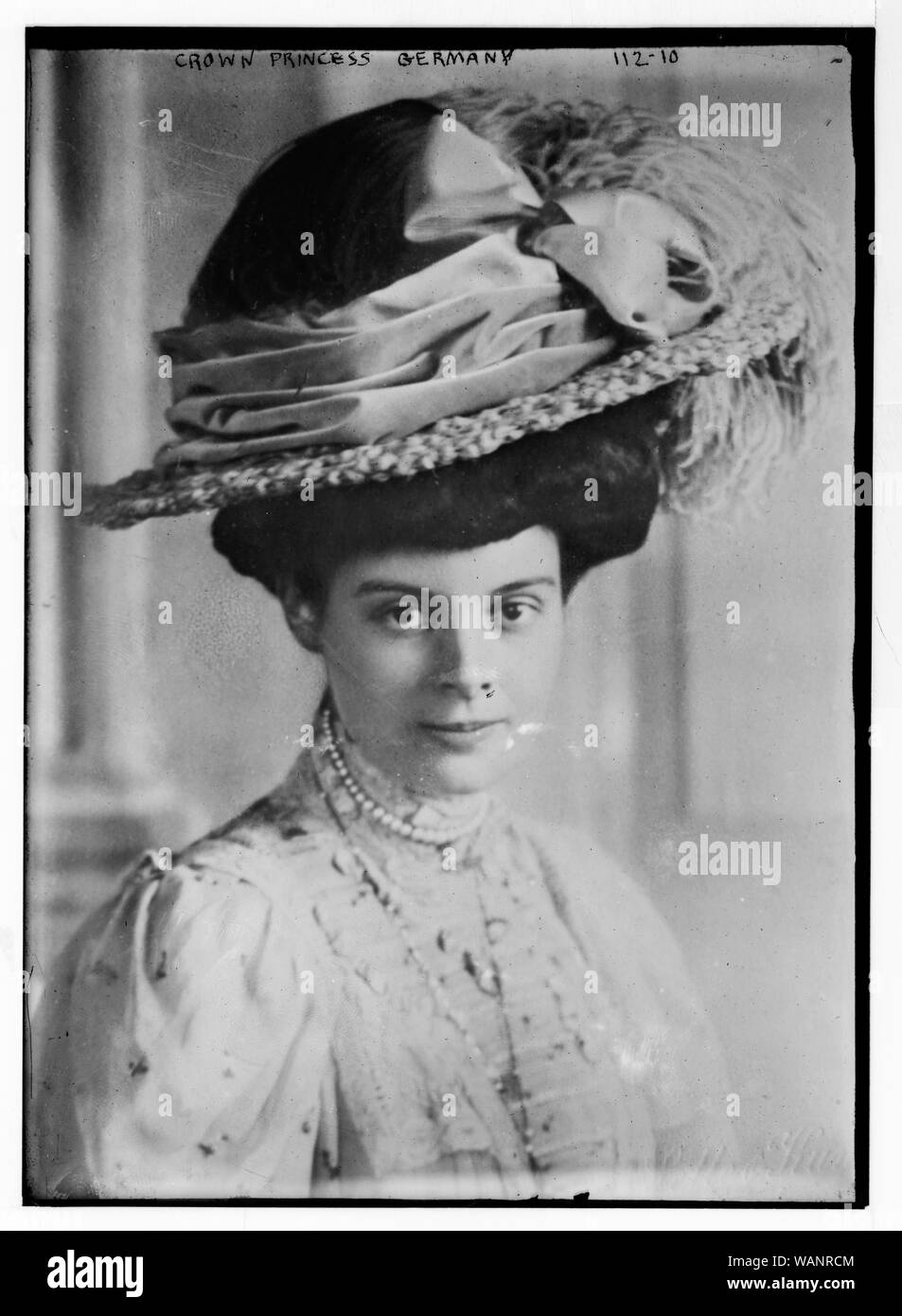 Crown Princess of Germany, portrait bust Stock Photo - Alamy