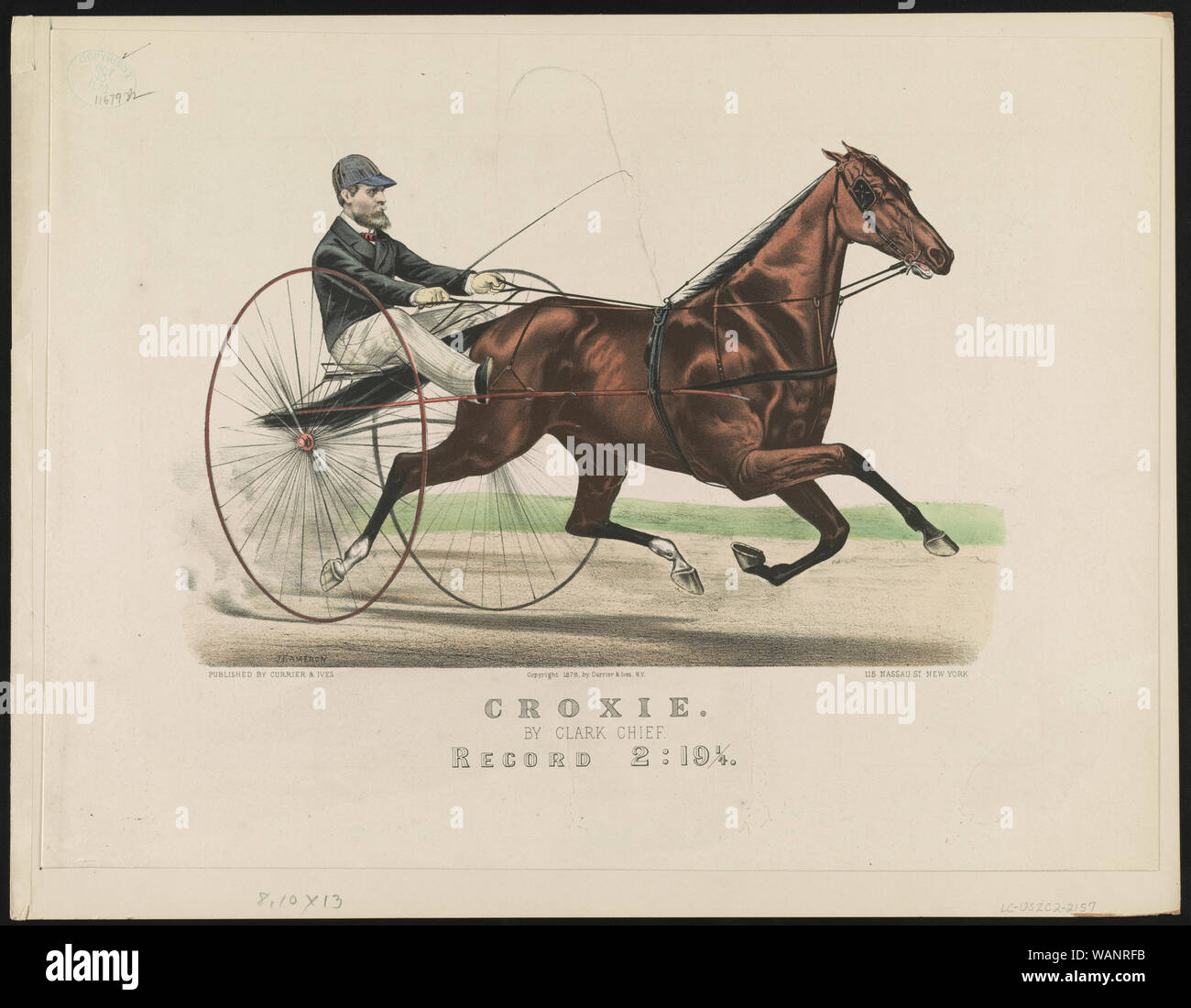 Croxie: By Clark chief. Record 2:19 1/4 Stock Photo - Alamy