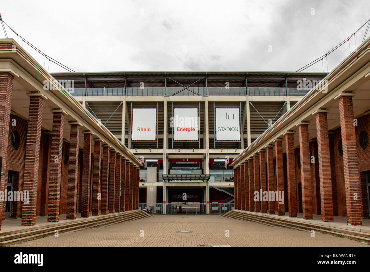 Rheinenergie stadium, football stadium cologne, back entrance Stock ...