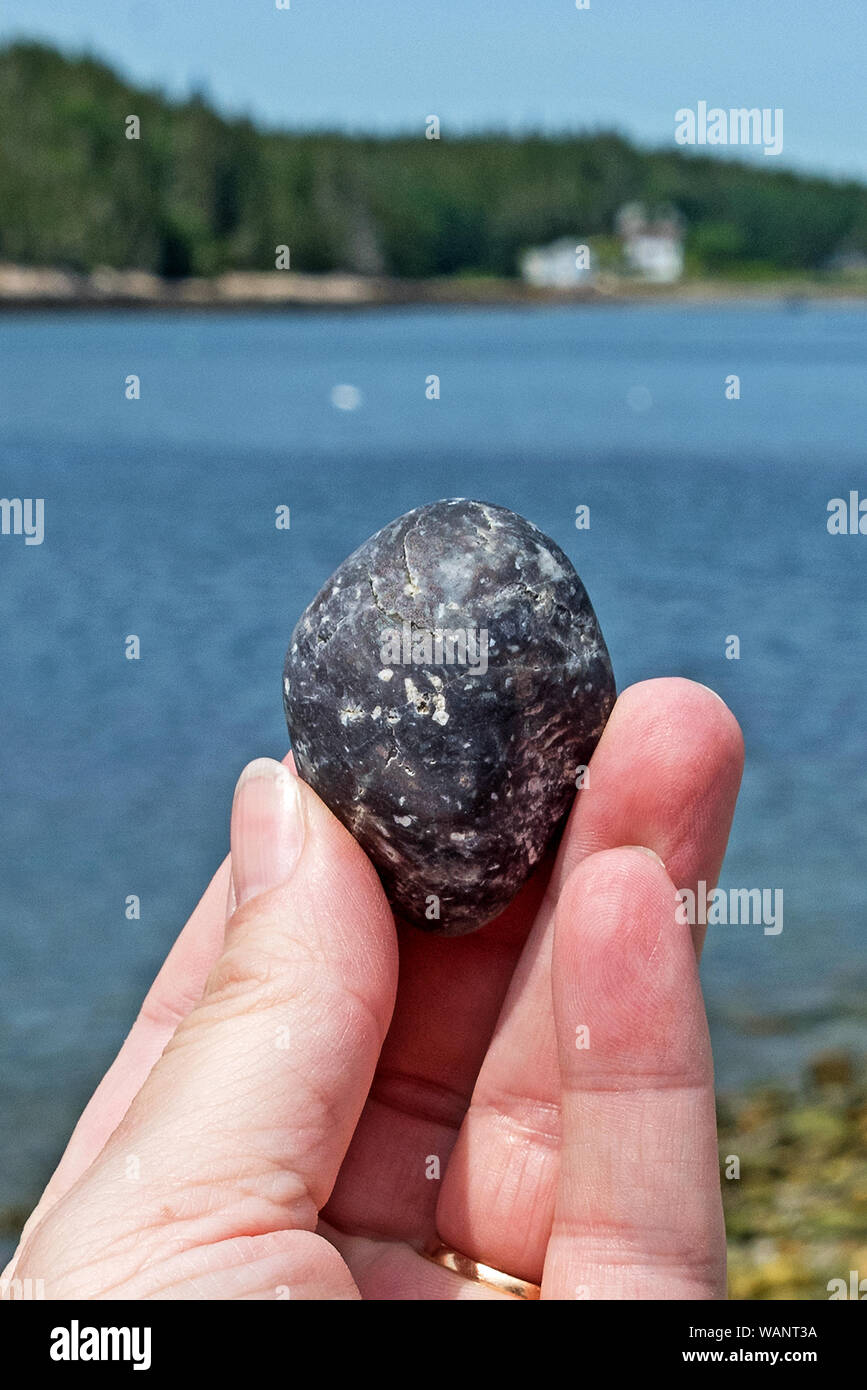 Isle au haut beach hi-res stock photography and images - Alamy