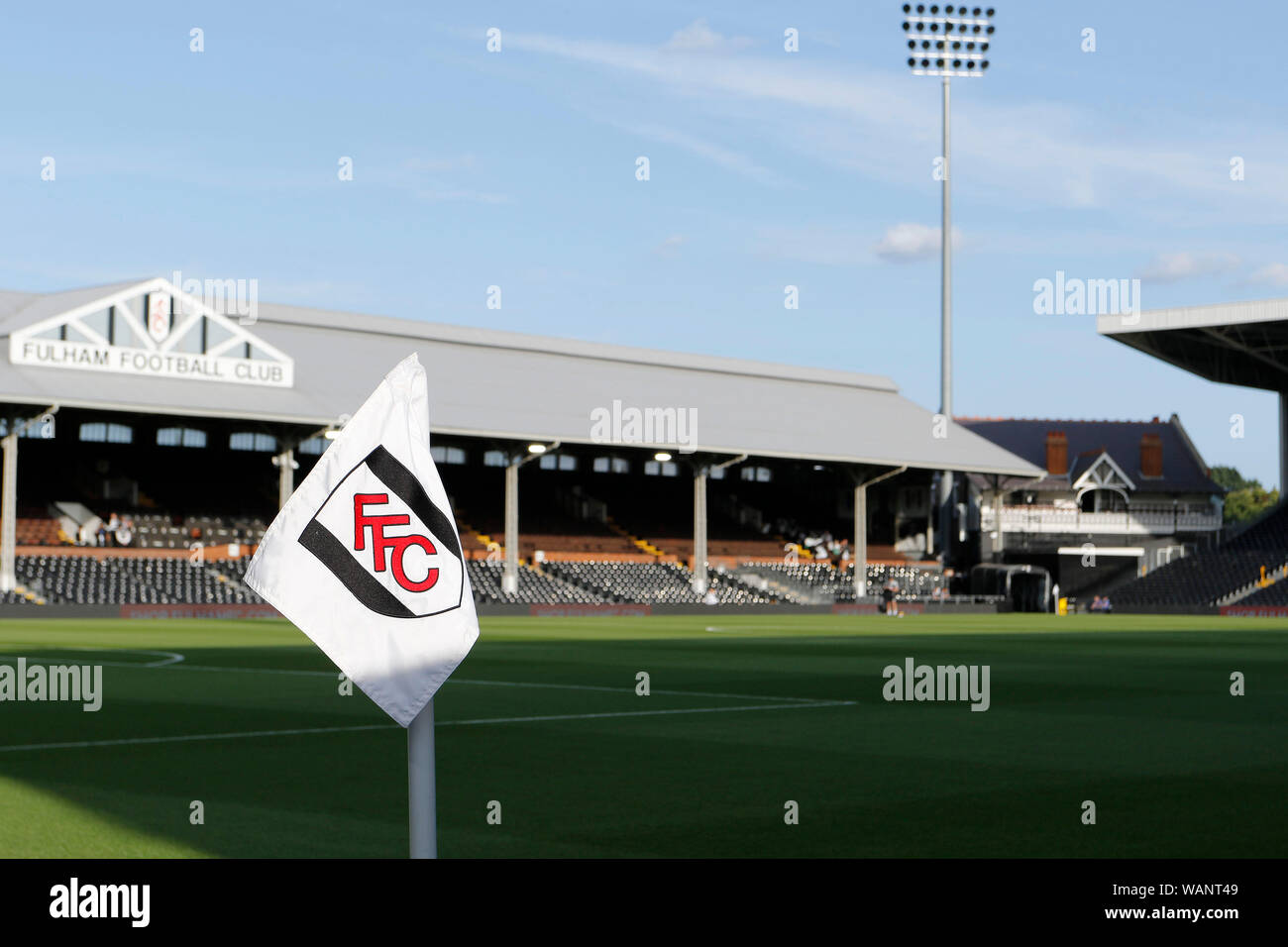 Stevenage road stand at craven cottage hi-res stock photography and ...