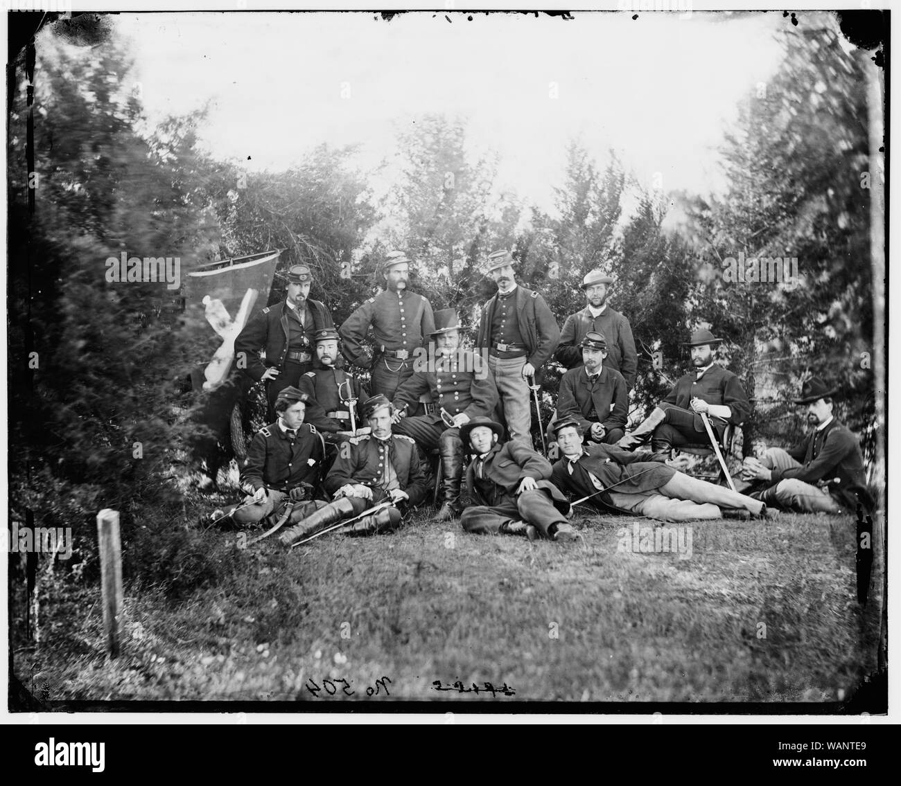 Culpeper, Va. Gen Robert O. Tyler and staff of the Artillery Reserve ...