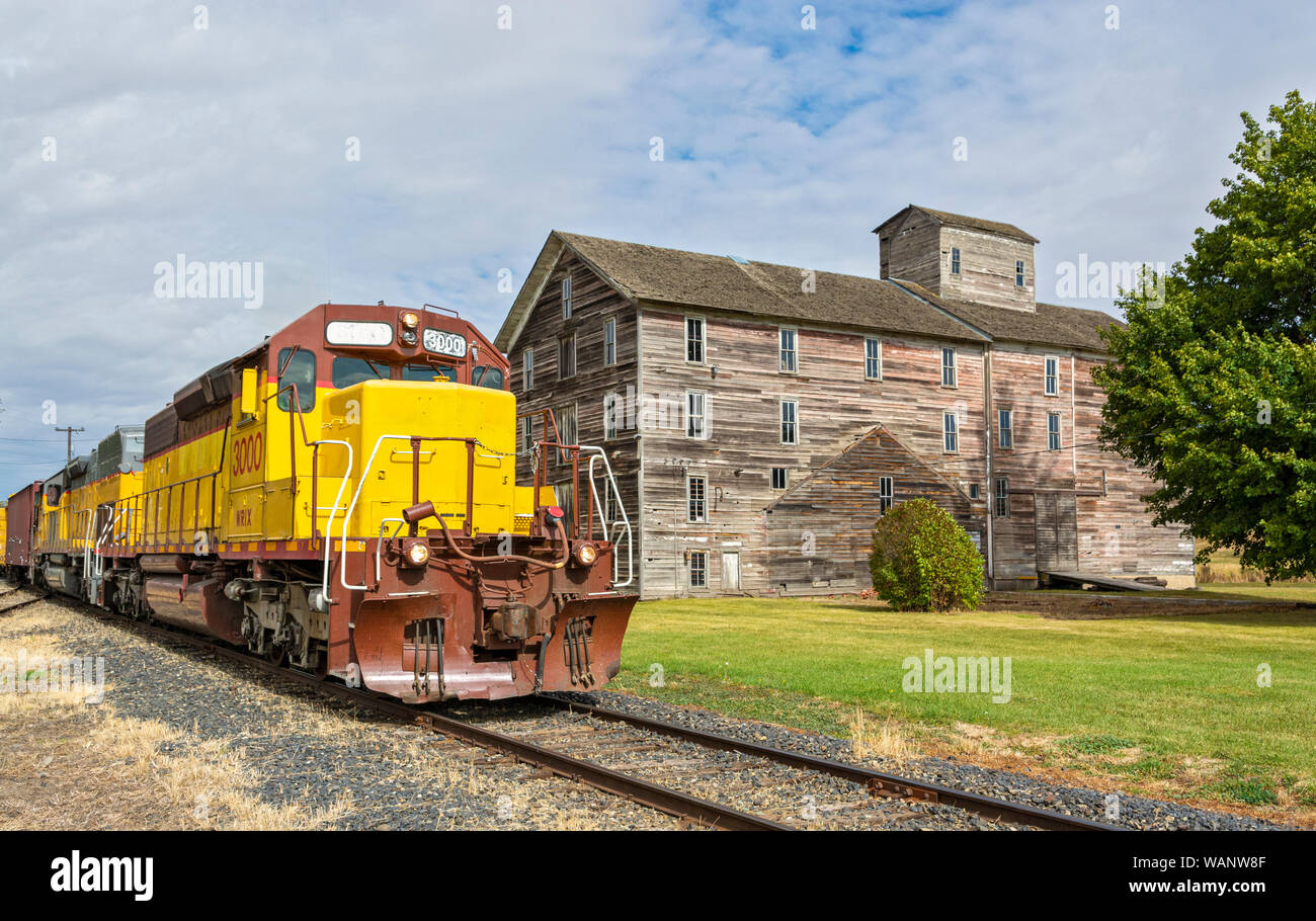 Washington, Palouse Region, Oakesdale, J.C. Barron Flour Mill, built ...