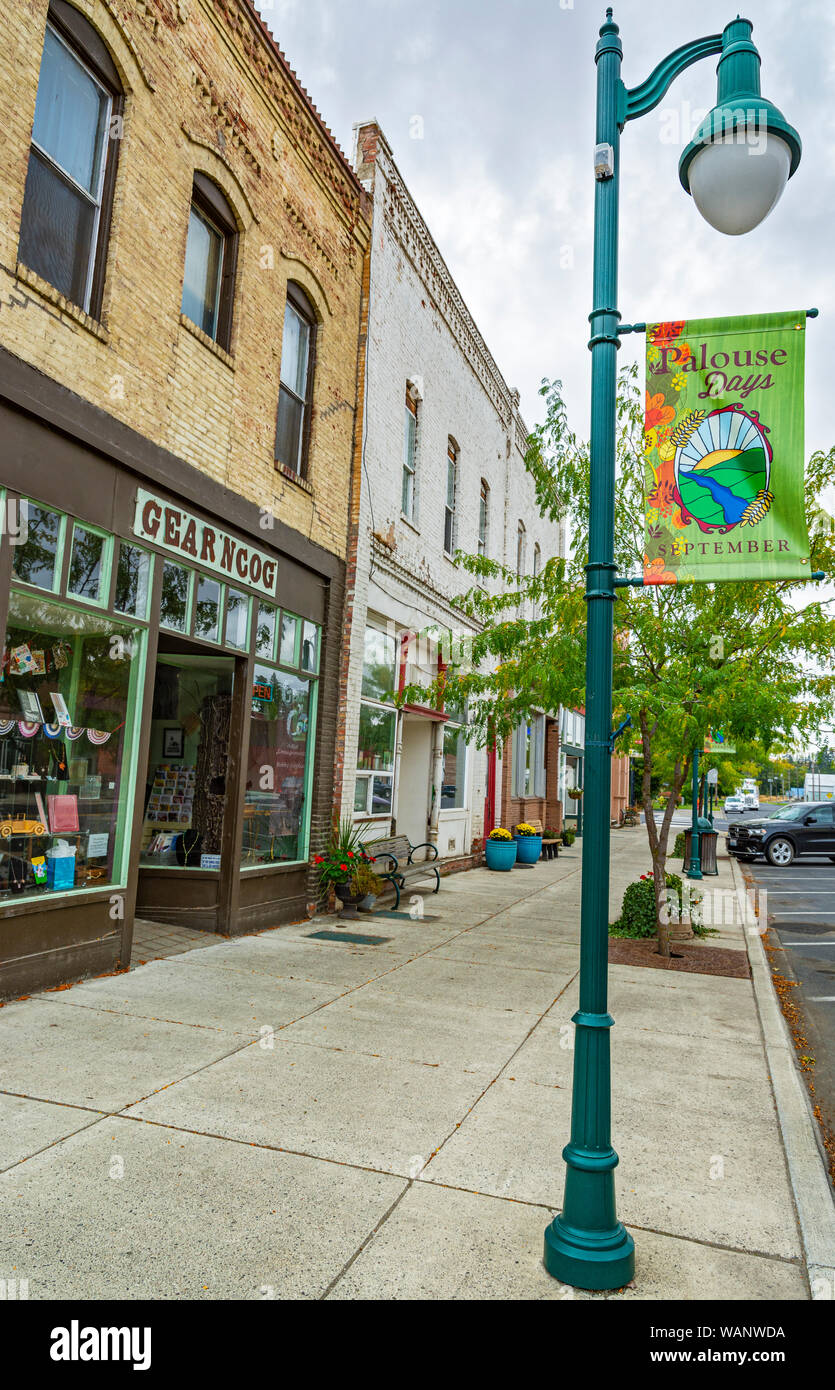 Washington, Palouse Region, City of Palouse, Main Street Historic ...