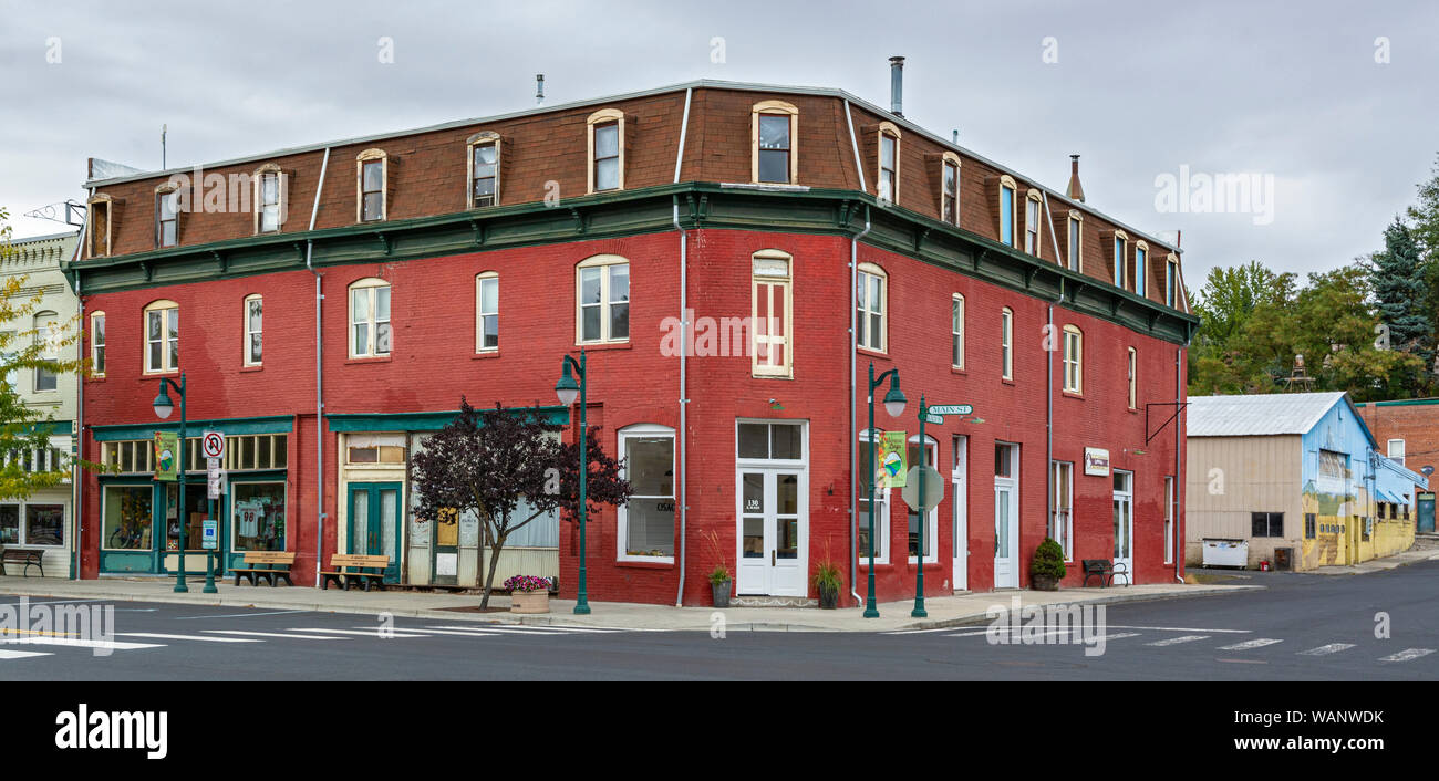 Washington, Palouse Region, City of Palouse, Main Street Historic ...