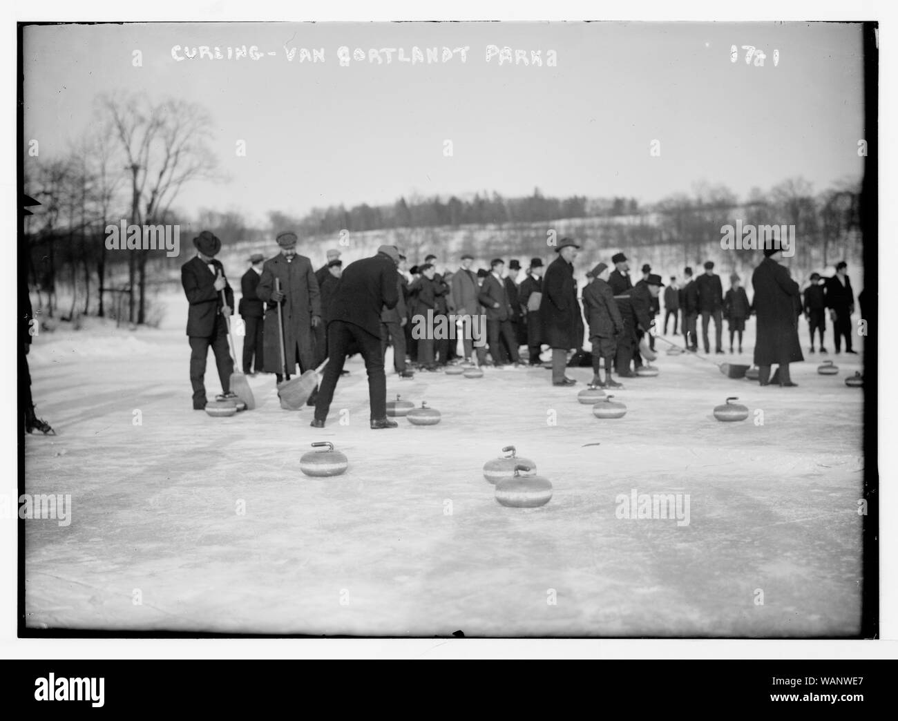 Curling, Van Cortlandt Park, New York Stock Photo - Alamy