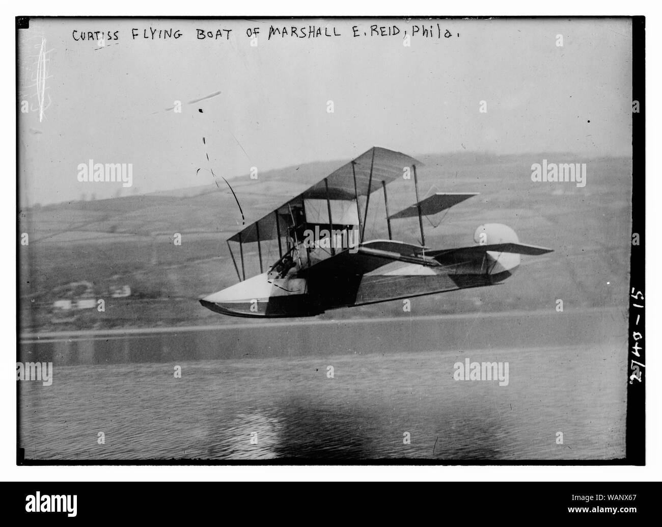 Curtiss Flying Boat of Marshall E. Reid Stock Photo - Alamy