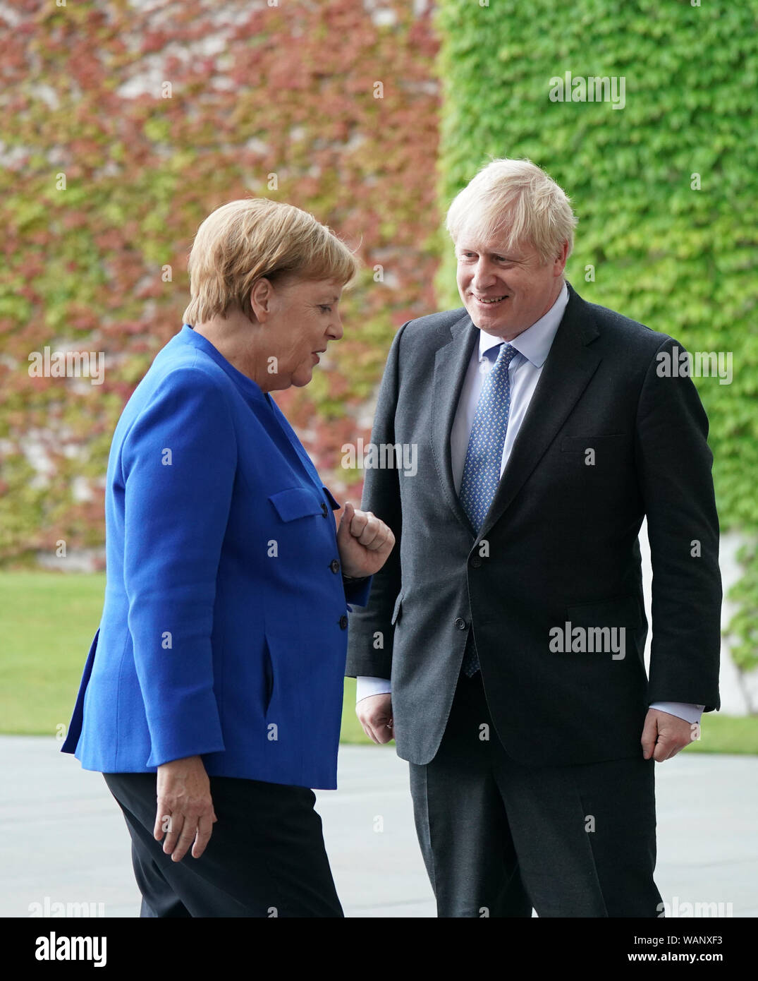 Berlin, Germany. 21st Aug, 2019. Chancellor Angela Merkel (CDU ...