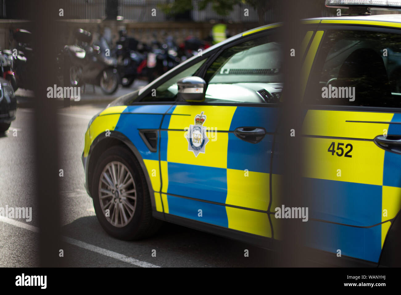 English police car hi-res stock photography and images - Alamy