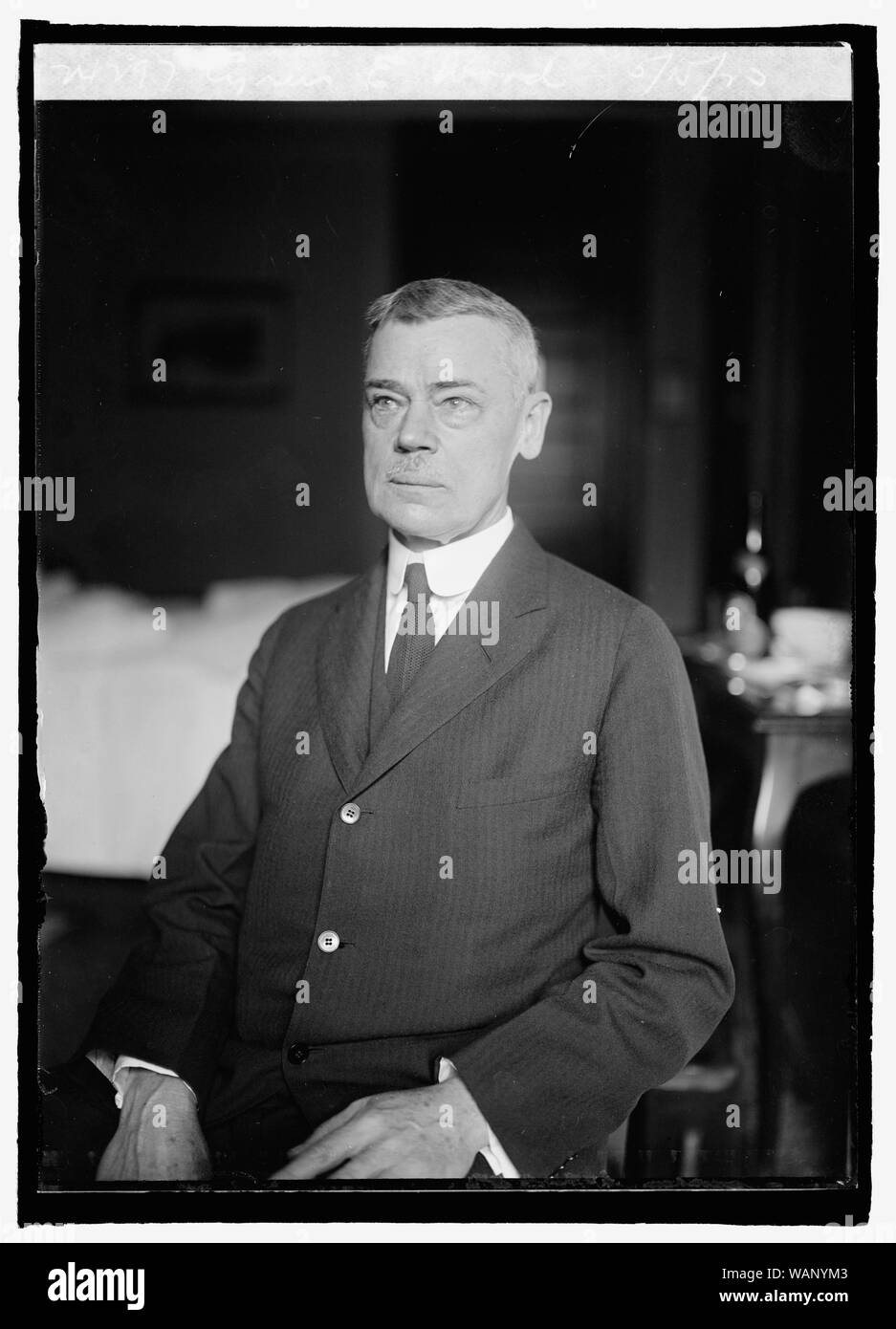 Cyrus E. Wood, 5/15/23 Stock Photo - Alamy