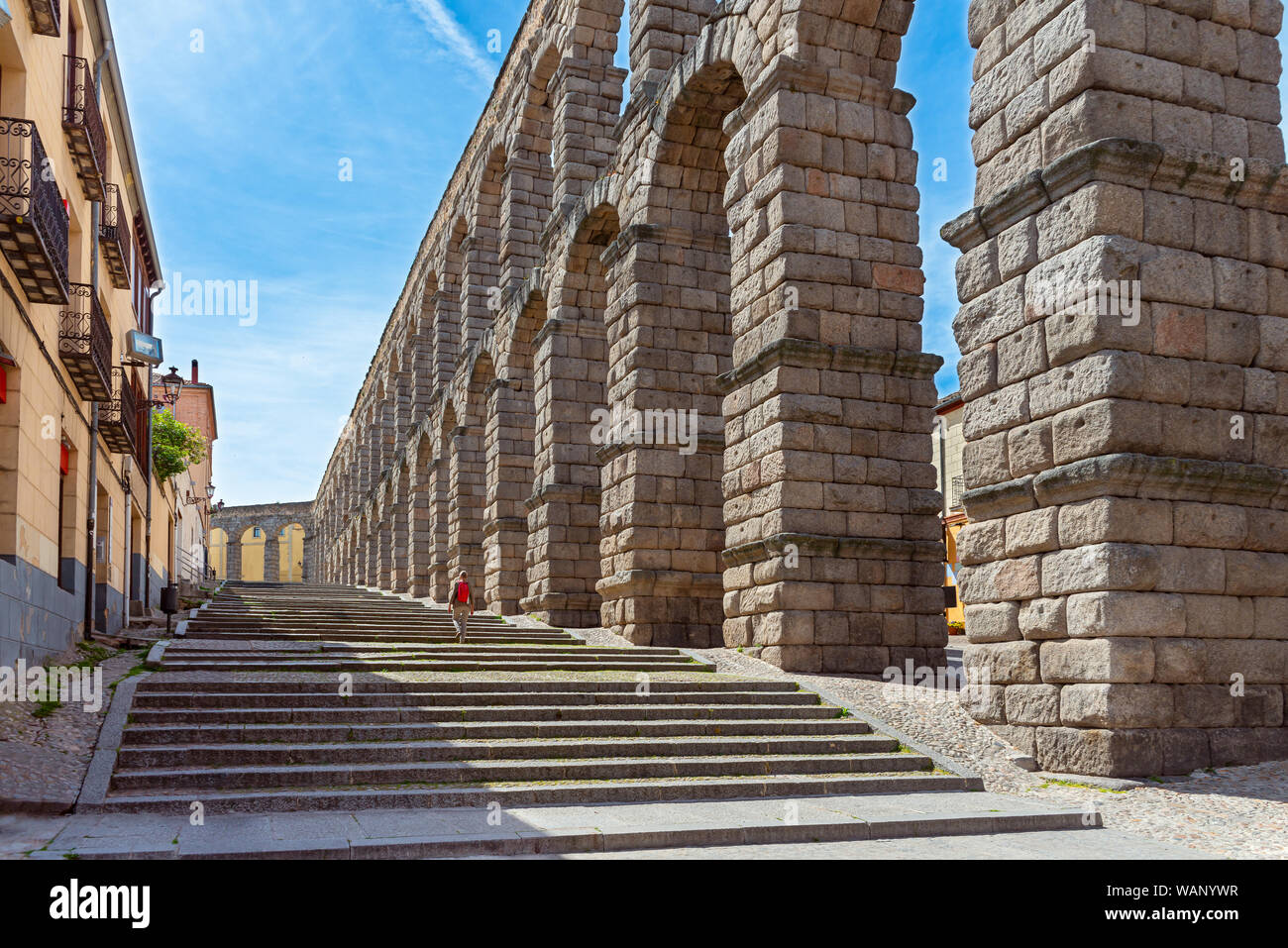 Panoramic segovia aqueduct hi-res stock photography and images - Alamy