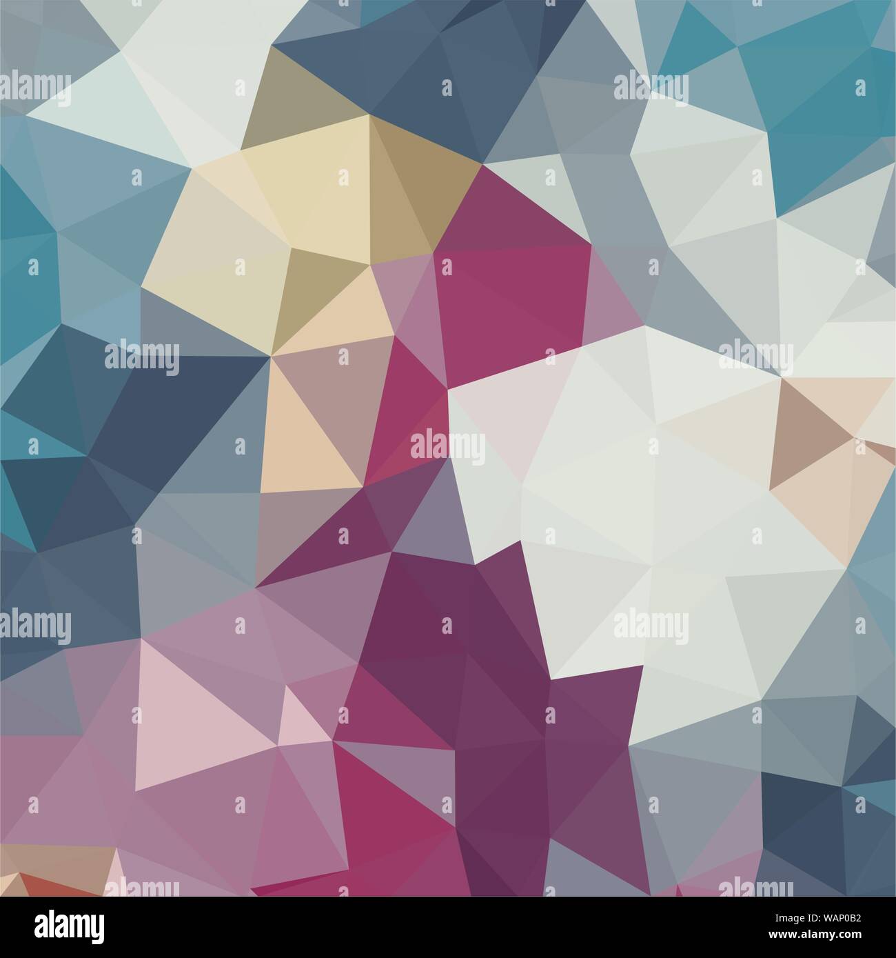 Purple, Orange, Dark Magenta, Triangular low poly, mosaic pattern ...