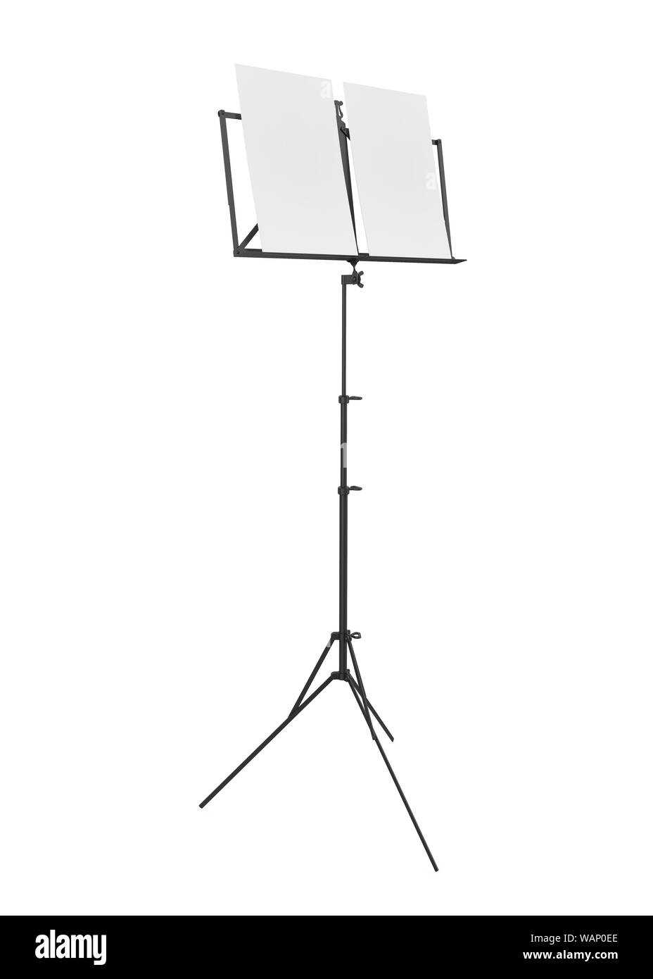 Music Note Stand Isolated Stock Photo - Alamy