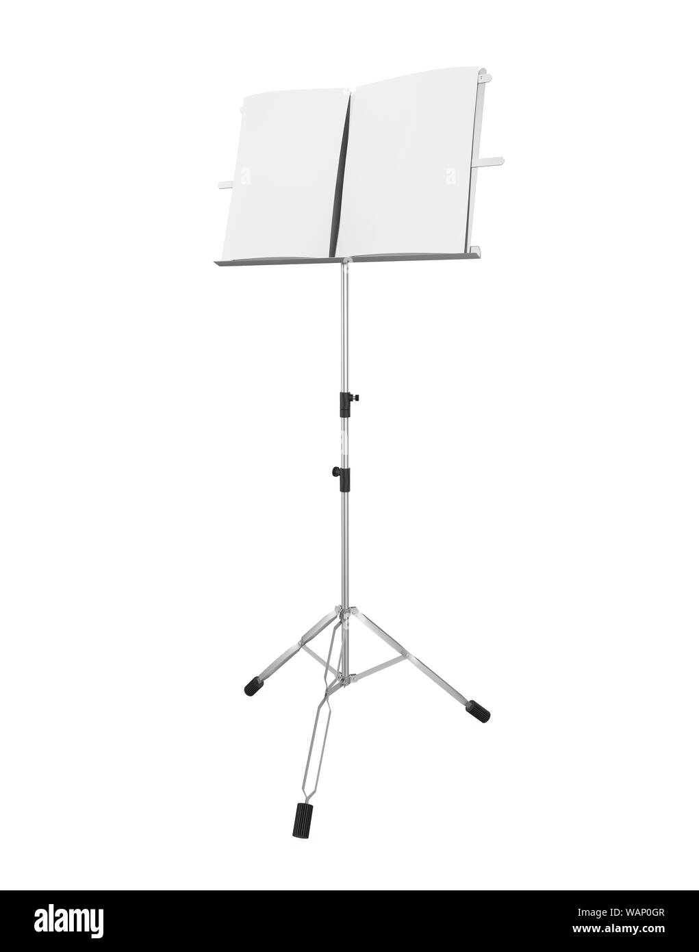 Music Note Stand Isolated Stock Photo - Alamy