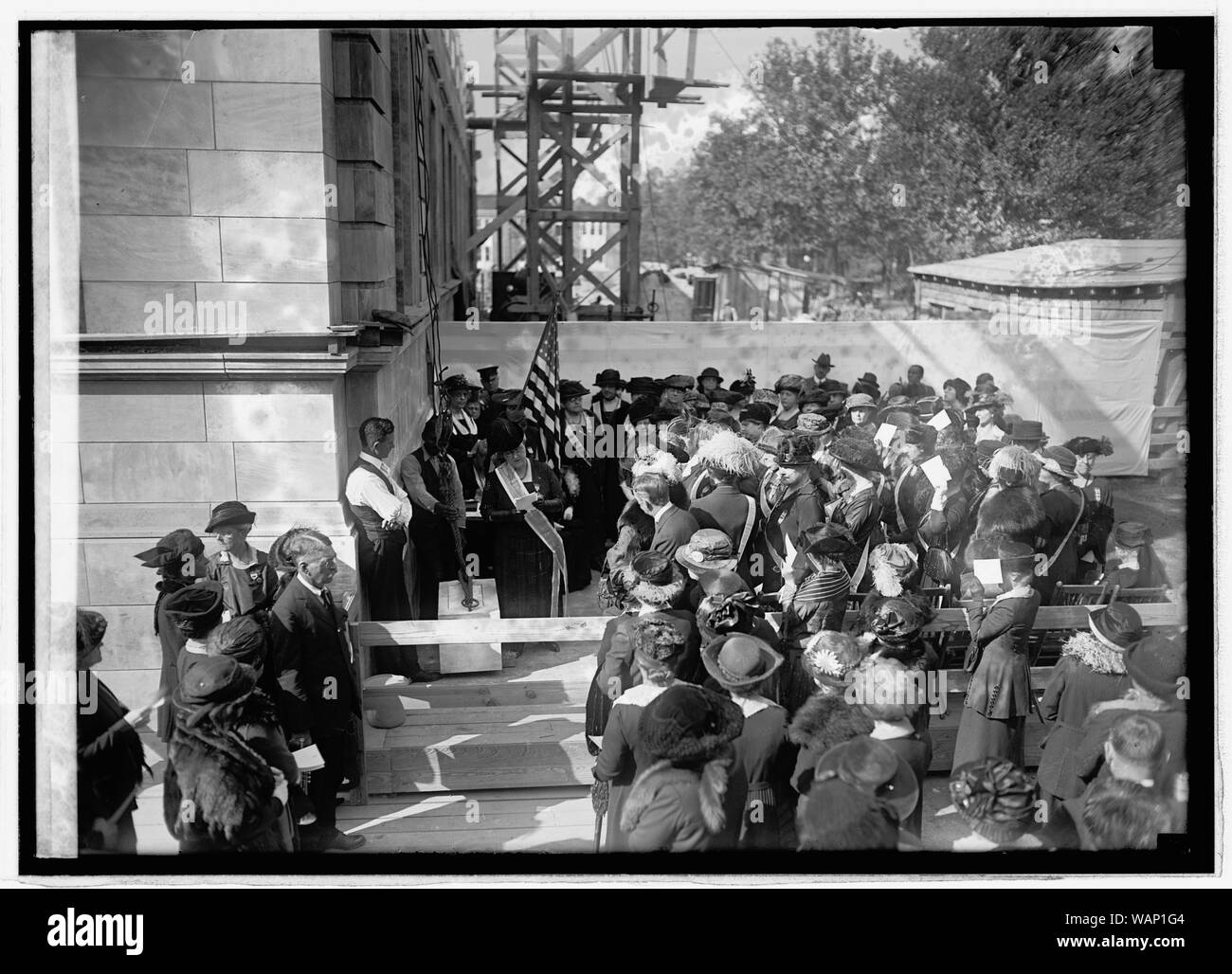 D.A.R. conerstone of Annex, [10/19/21] Stock Photo - Alamy