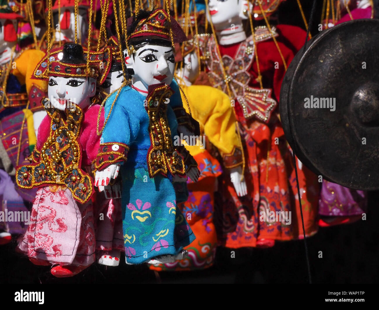 Myanmar Puppet souvenir. Myanmar Traditional Toys/Dolls Stock Photo - Alamy