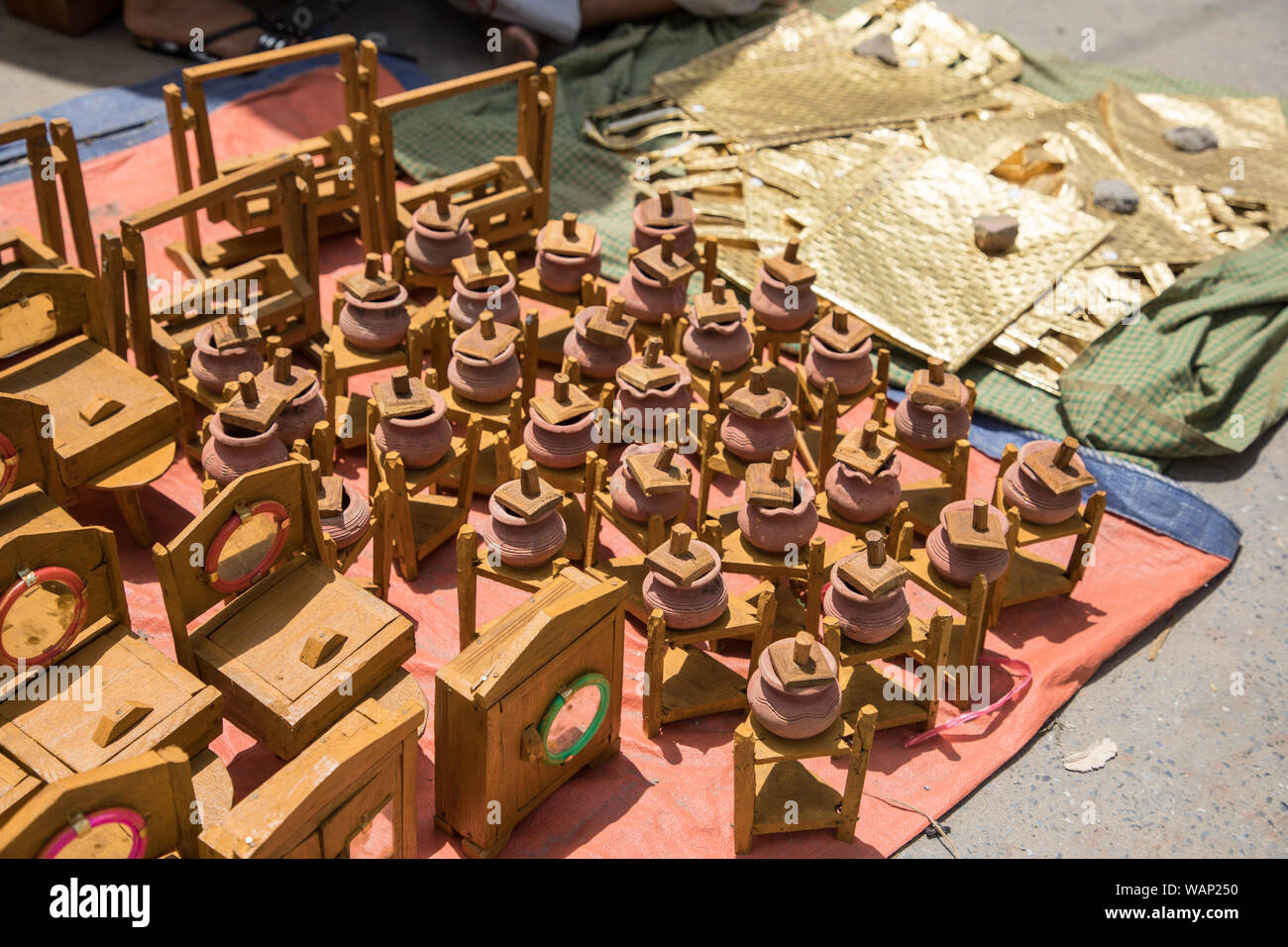 Myanmar Puppet souvenir. Myanmar Traditional Toys/Dolls Stock Photo - Alamy