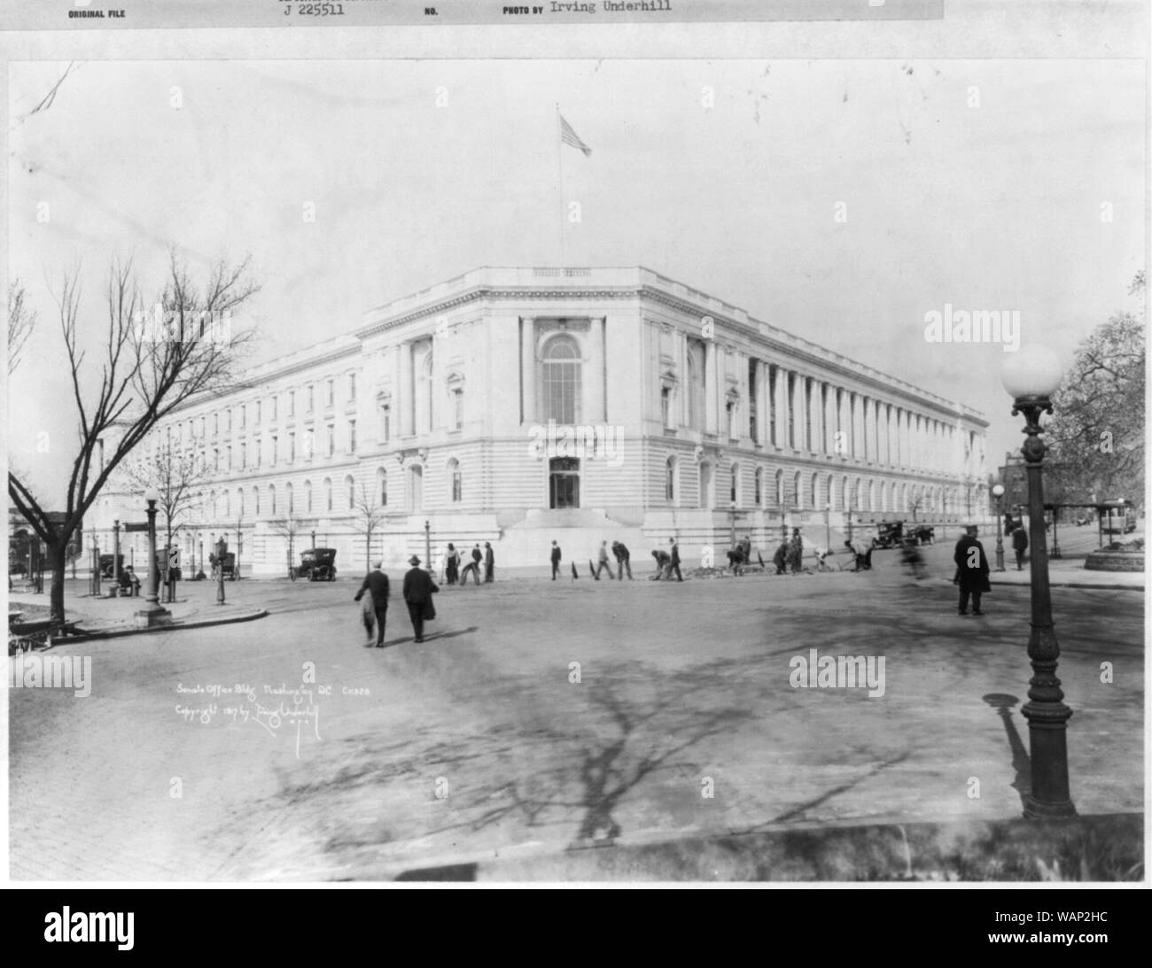 D.C. Washington. Old Senate Office Building. 1917. Exterior Stock Photo ...