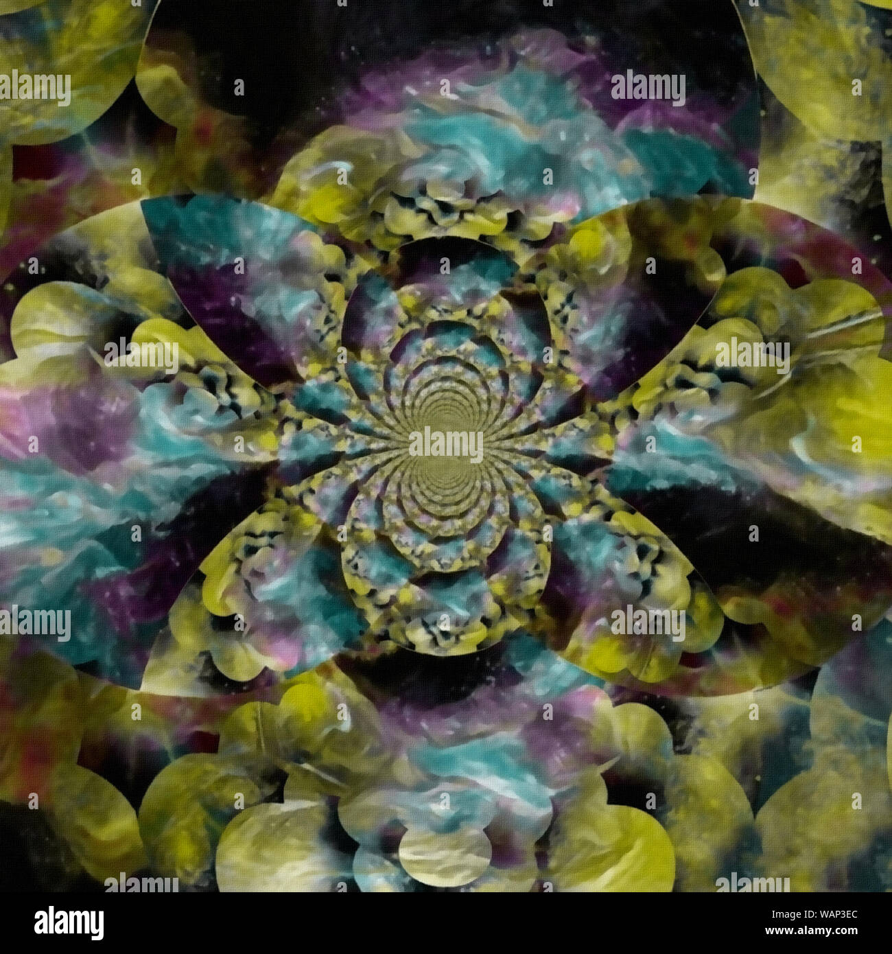 Circles fractal hi-res stock photography and images - Alamy