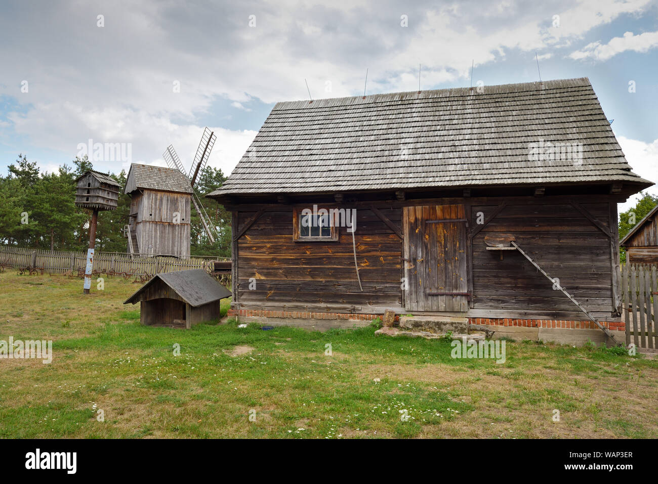 The Folk Culture Museum in Osiek by the river Notec, the open-air ...