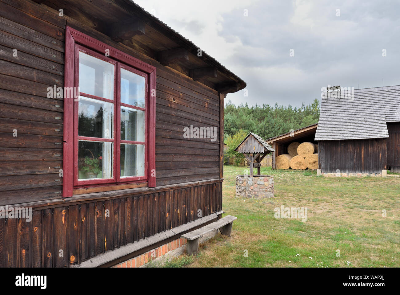 The Folk Culture Museum in Osiek by the river Notec, the open-air ...