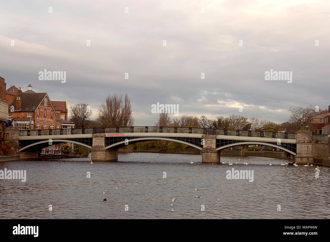Windsor eton pedestrian bridge hi-res stock photography and images - Alamy