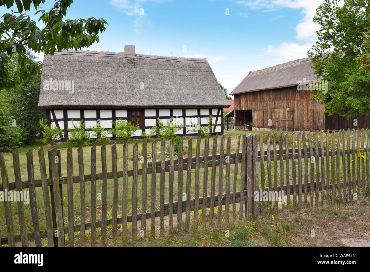 The Folk Culture Museum in Osiek by the river Notec, the ethnographic ...