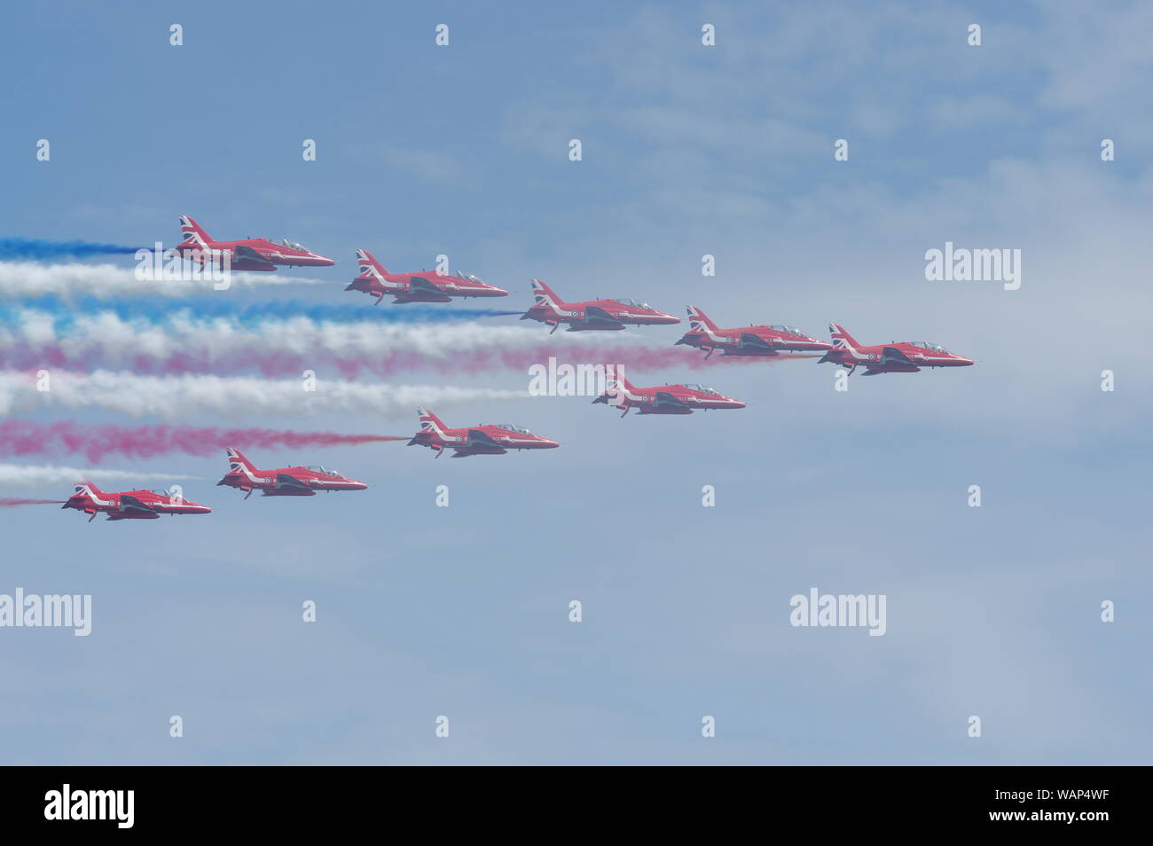 British Royal Air Force, Red Arrows Aerobatic Formation Team, Chicago ...