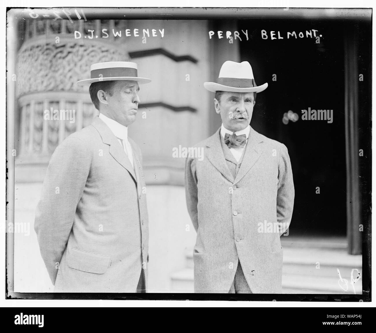 D.J. Sweeney and Perry Belmont Stock Photo - Alamy