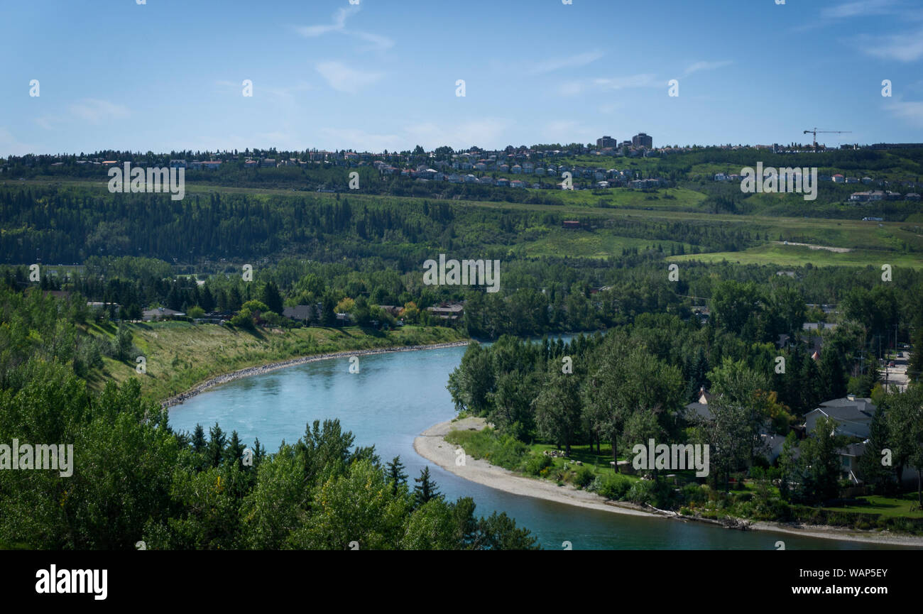 Bow river calgary park hi-res stock photography and images - Alamy