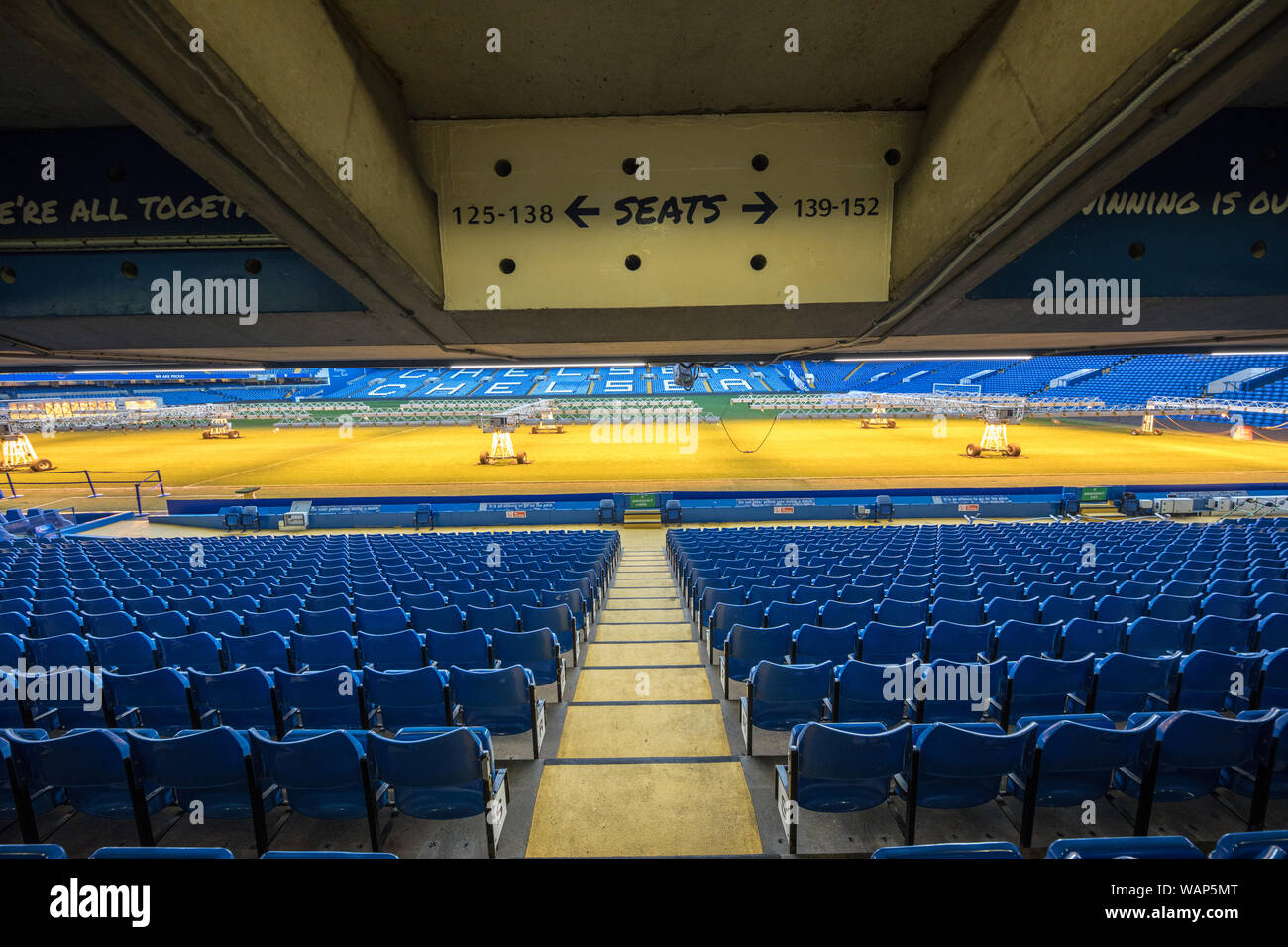 Stadium seating at stamford bridge High Resolution Stock Photography ...