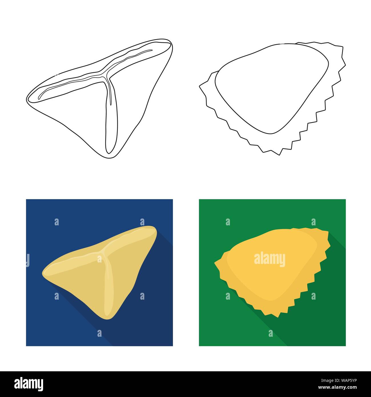 Vector illustration of products and cooking icon. Set of products and ...