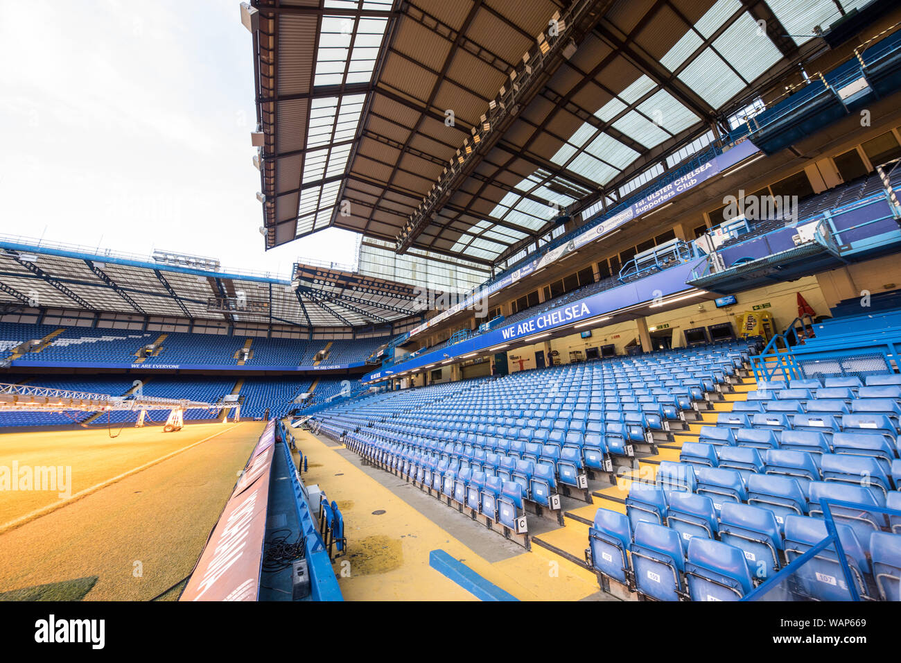 Stamford Bridge, Chelsea Home Stadium, London Stock Photo - Alamy