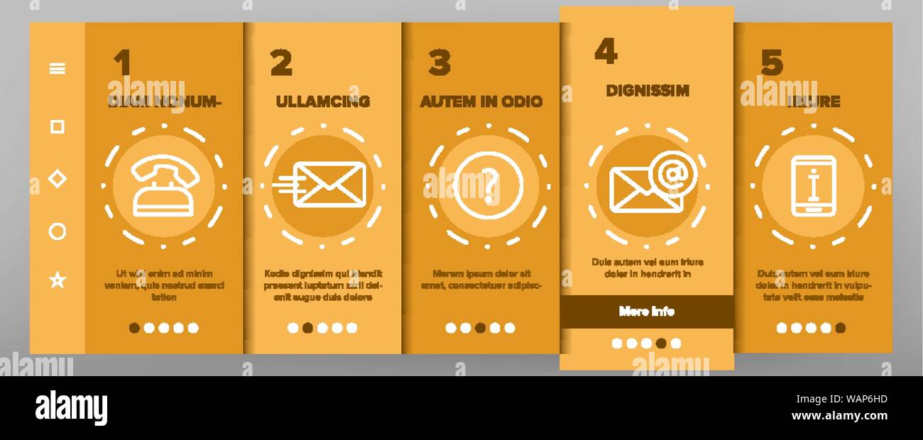 Color Contact Us, Call Center Vector Onboarding Stock Vector Image & Art - Alamy