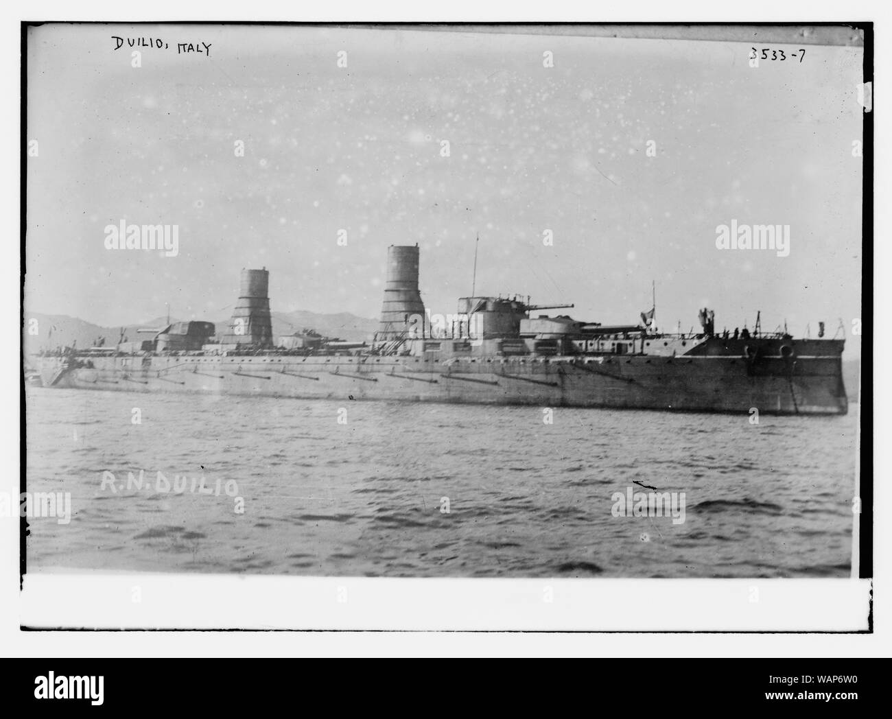 Italian battleship duilio hi-res stock photography and images - Alamy