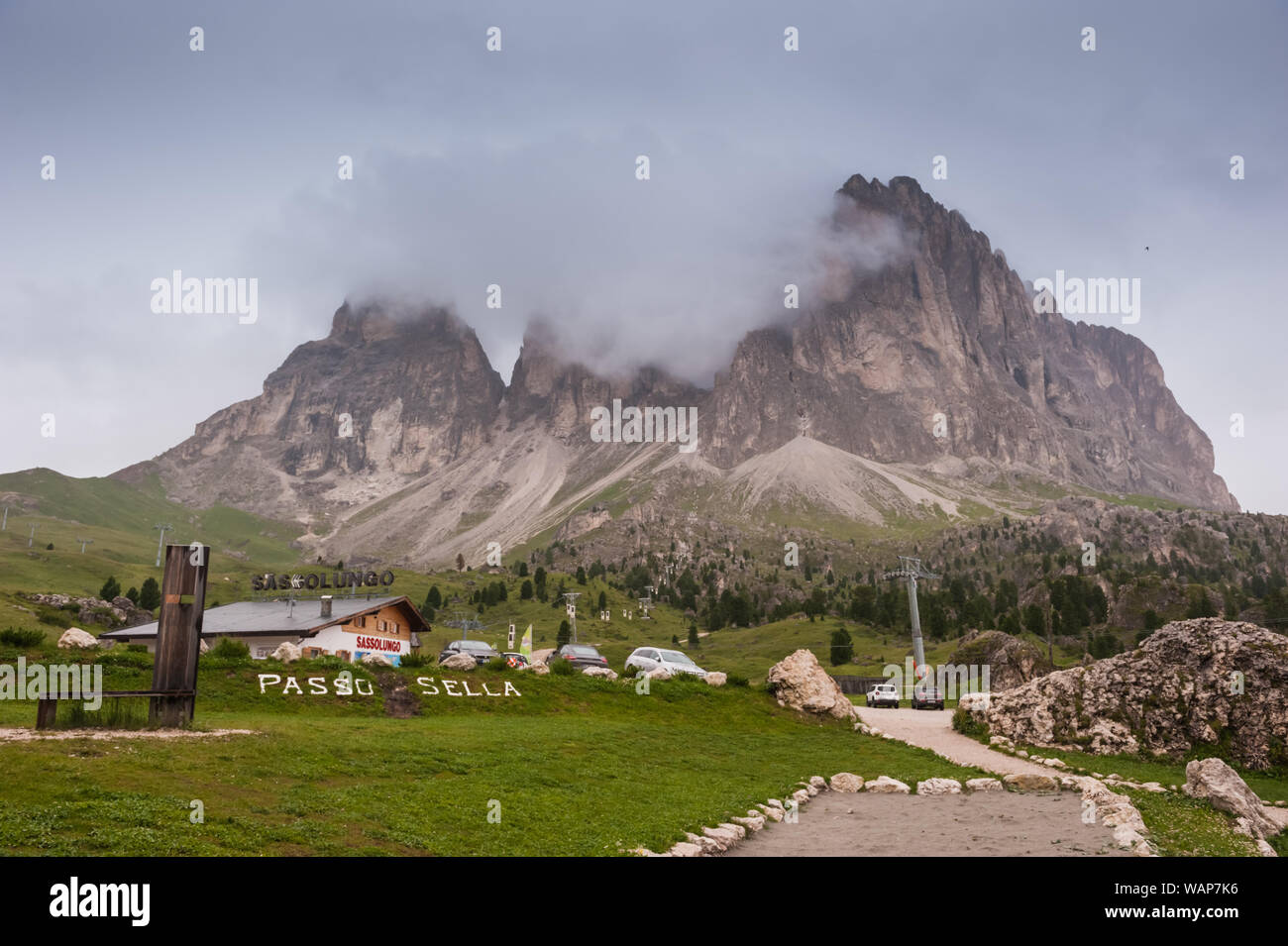 Sella Pass, Italy Stock Photo - Alamy