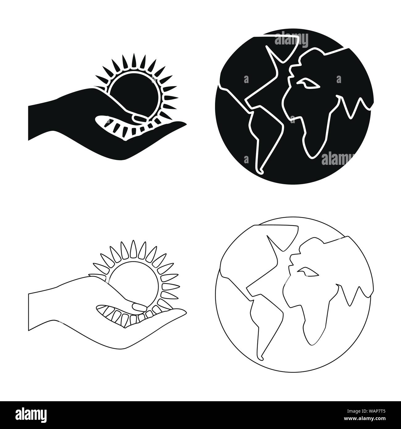 Vector design of innovation and technology symbol. Collection of ...