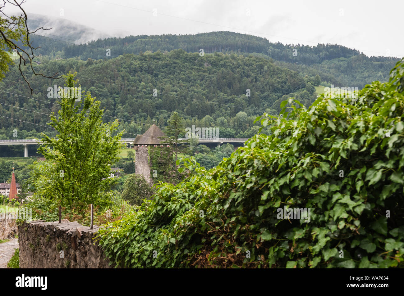 The Branzoll Castle in South Tyrol, Italy and its surroundings ...