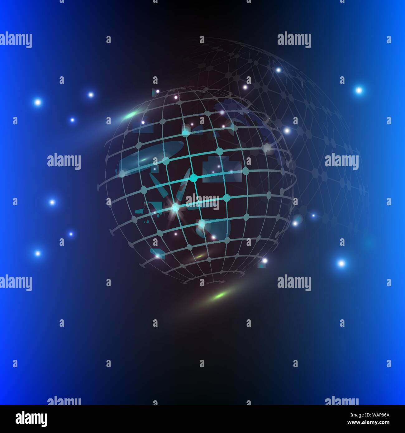 Open design movement background Stock Vector Images - Alamy