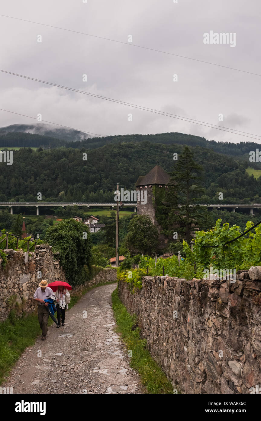 The Branzoll Castle in South Tyrol, Italy and its surroundings ...