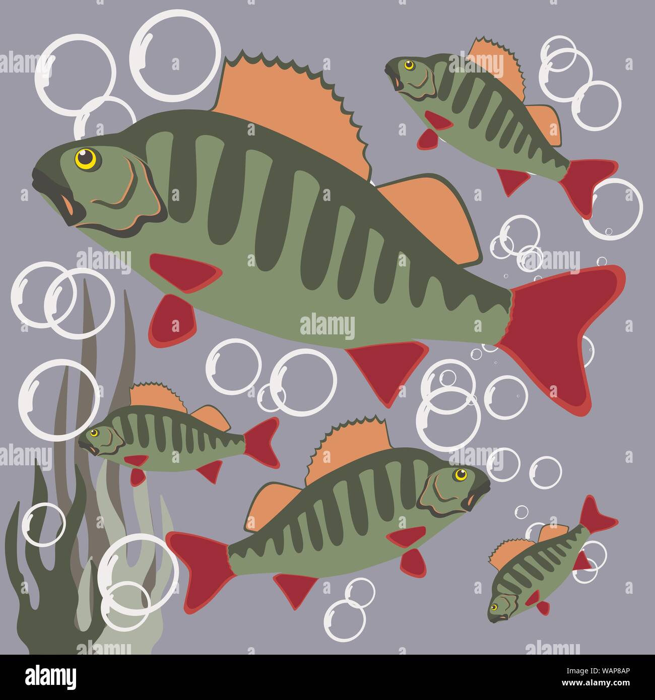 Vintage woman fishing Stock Vector Images - Alamy