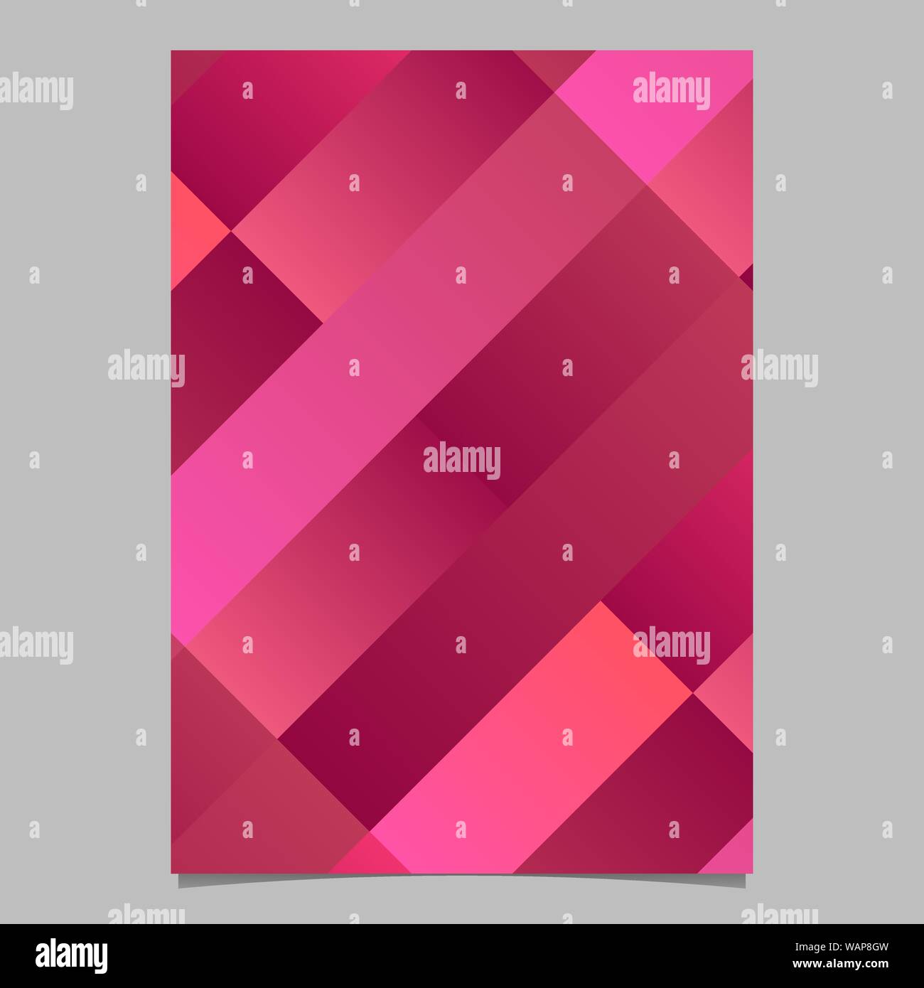 Modern geometrical trendy colorful diagonal rectangle flyer background ...