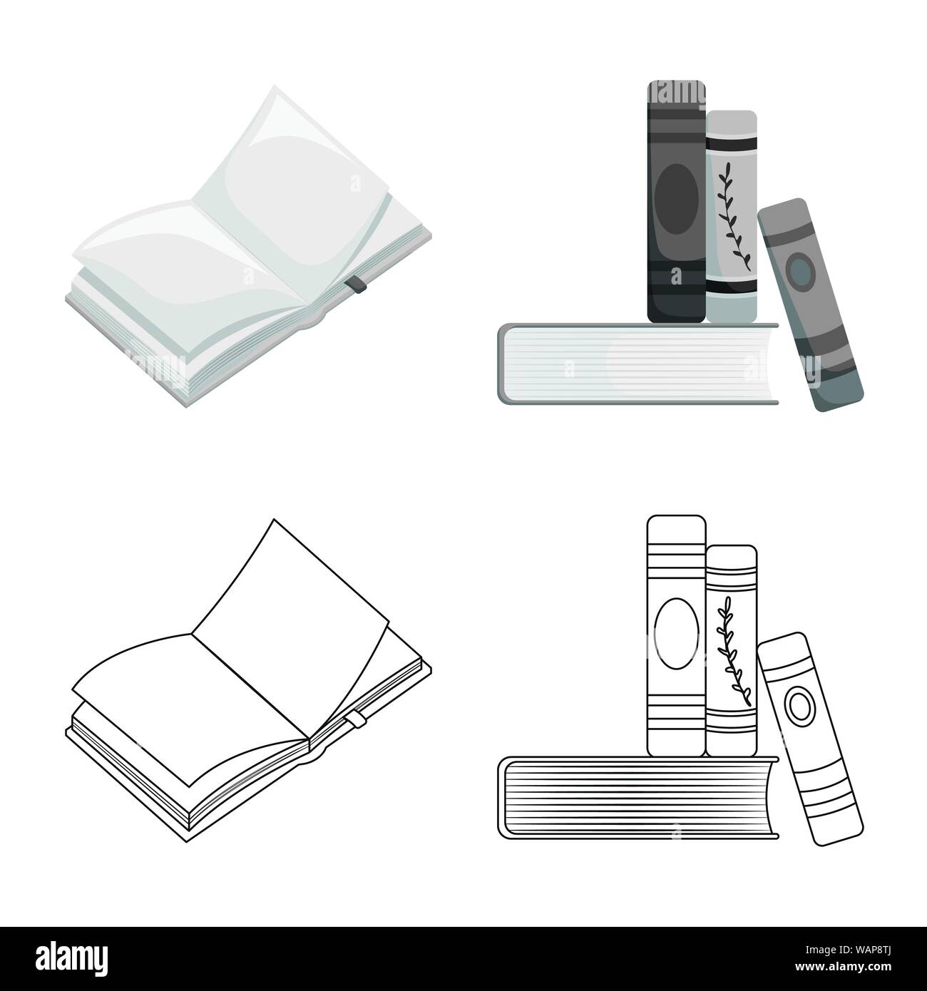 Vector design of training and cover sign. Collection of training and ...