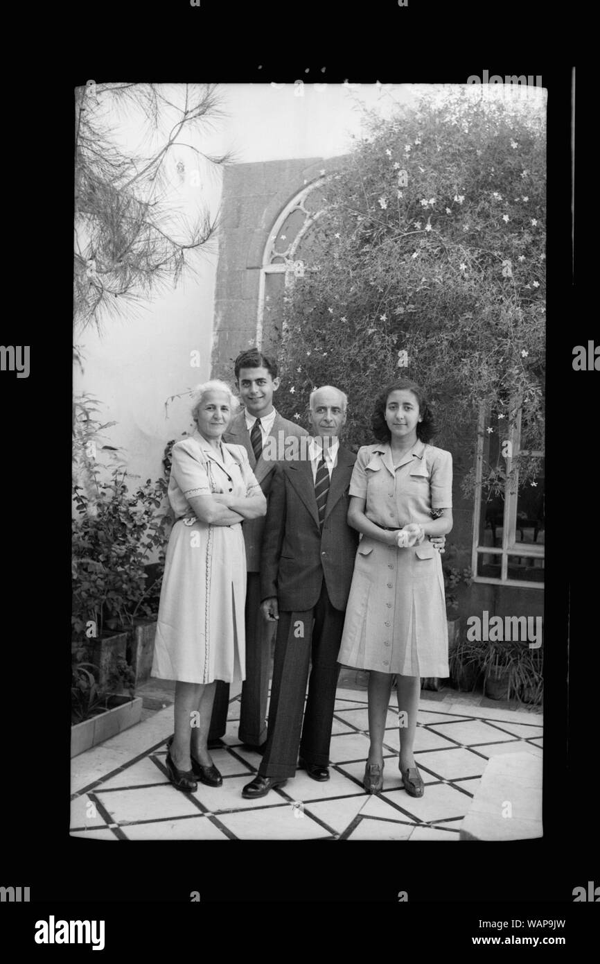 Damascus. Jabrau Habib's family, Damascus, Helani Haleby Stock Photo ...