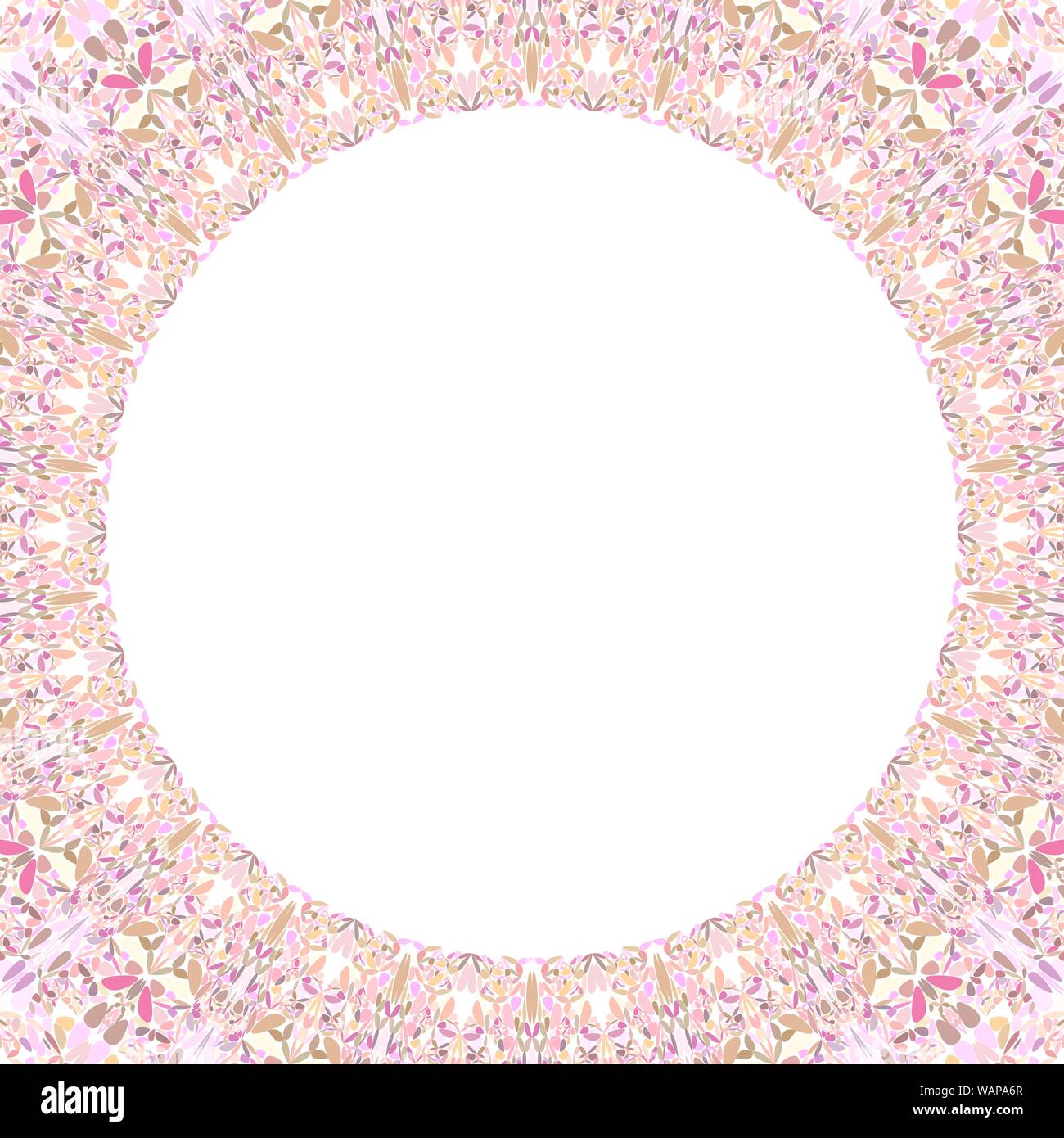 Pink floral border graphic hi-res stock photography and images - Alamy